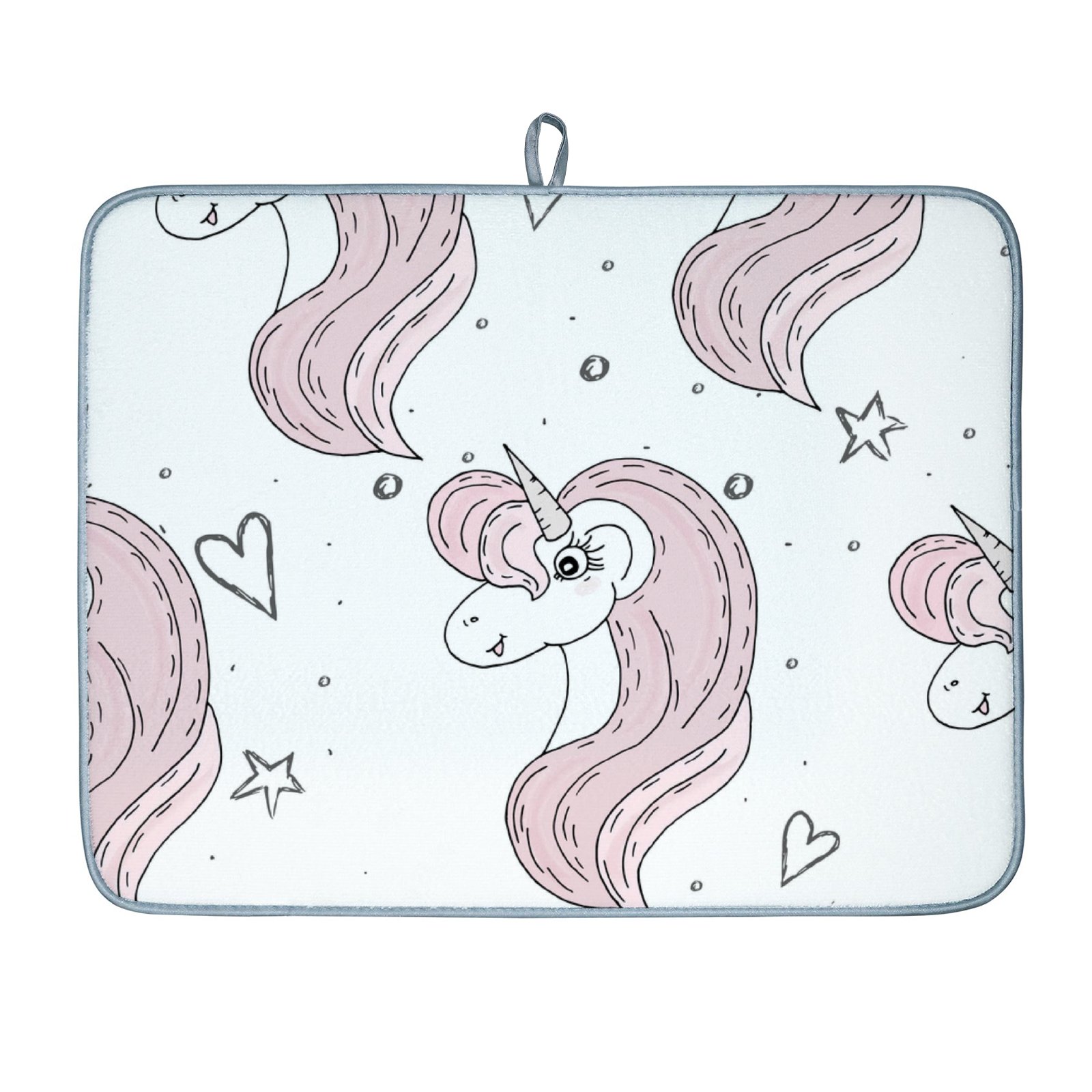 Anyway.go Dish Drying Mat for Kitchen Counter, Absorbent Reversible ...