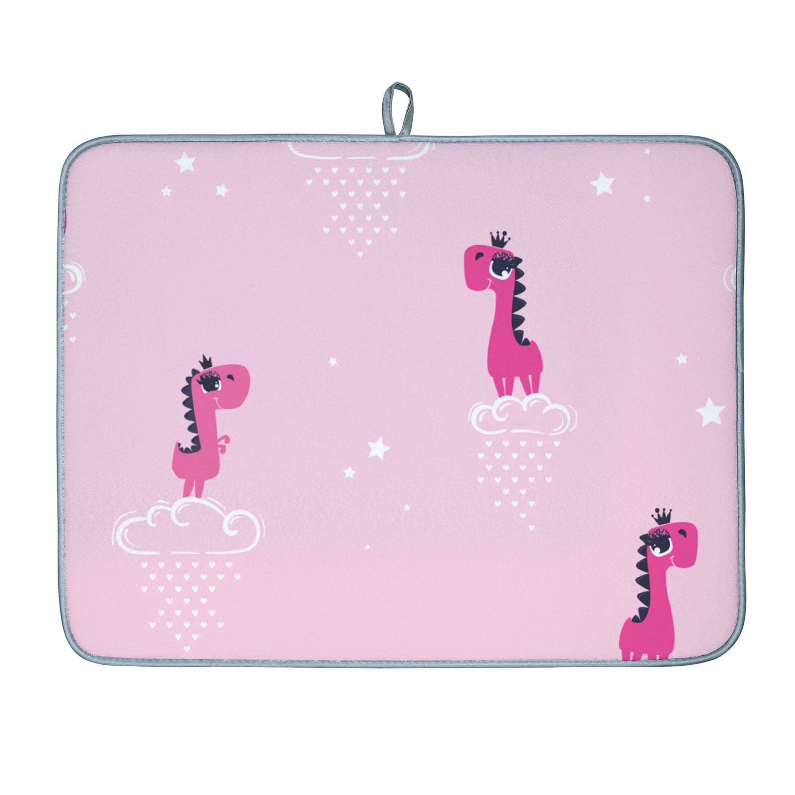 Anyway.go Dish Drying Mat for Kitchen Counter, Absorbent Reversible ...