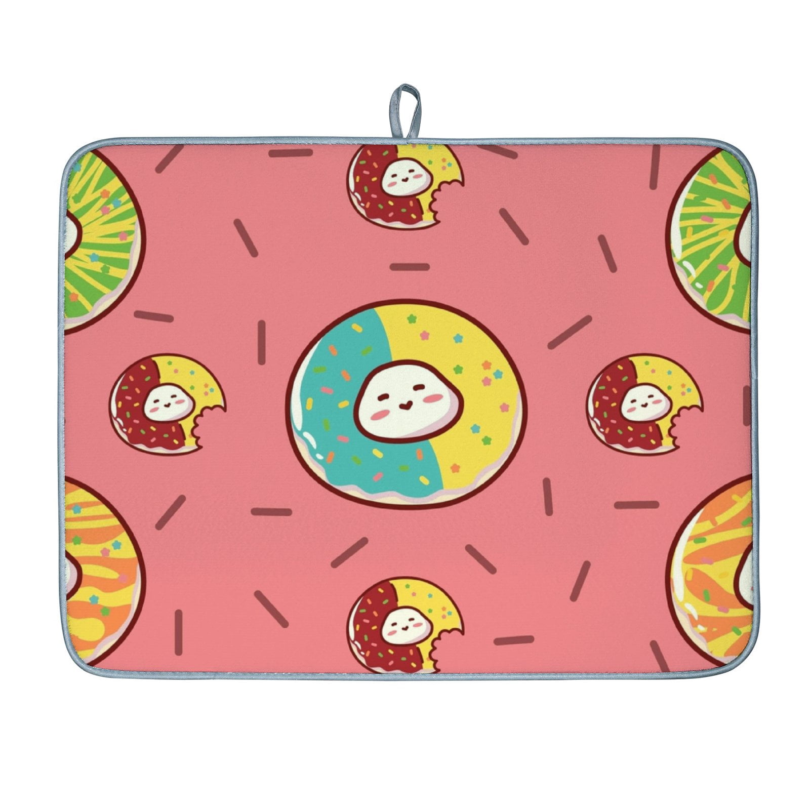 Anyway.go Dish Drying Mat for Kitchen Counter, Absorbent Reversible ...