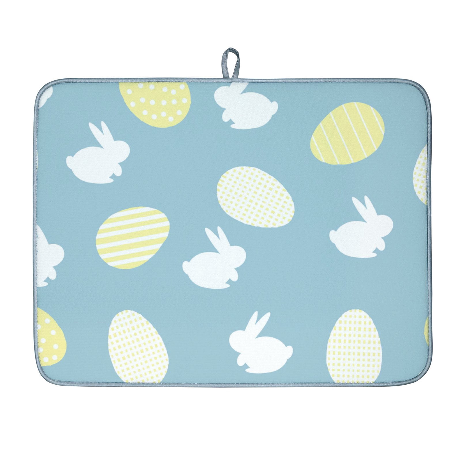 Anyway.go Dish Drying Mat for Kitchen Counter, Absorbent Reversible ...