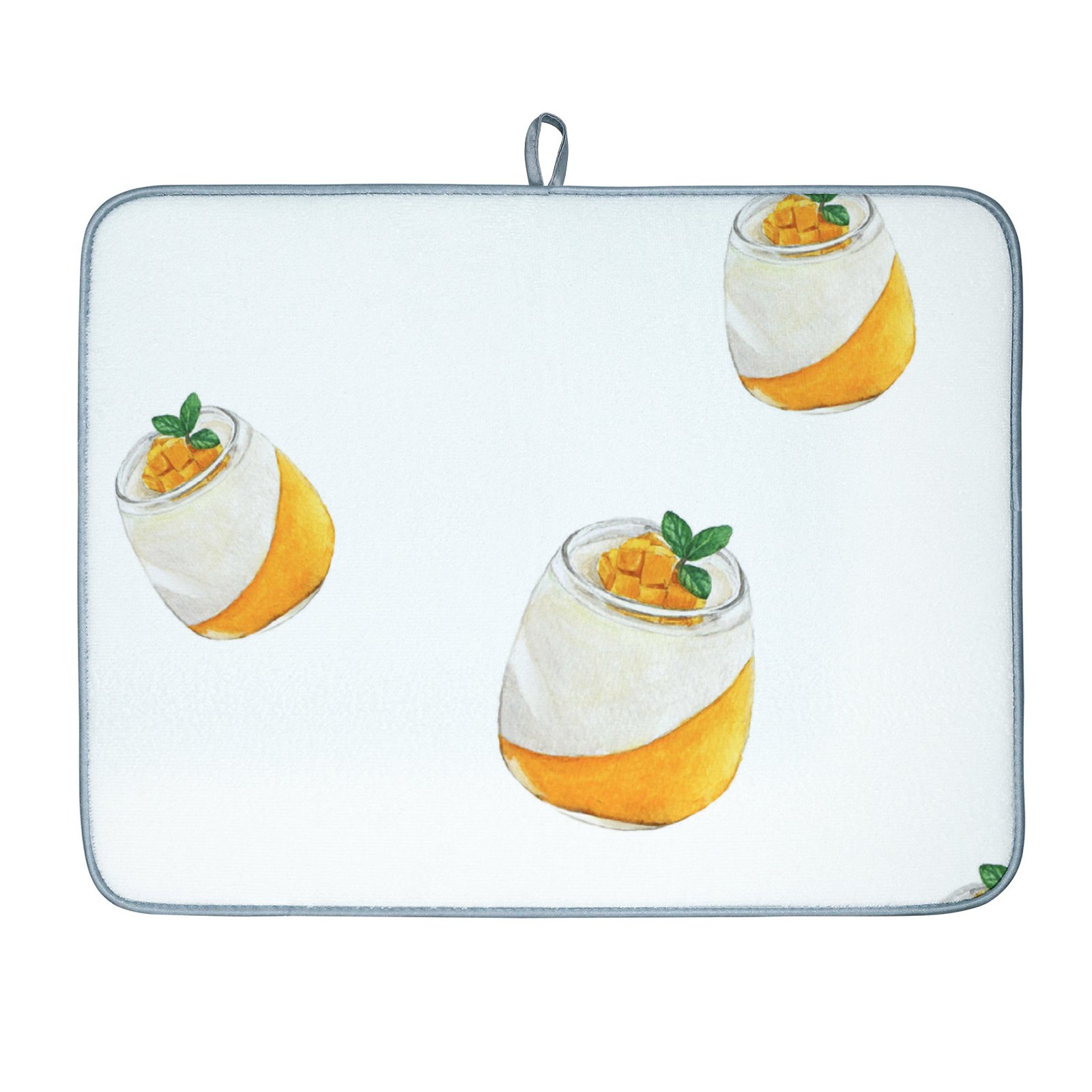 Anyway.go Dish Drying Mat for Kitchen Counter, Absorbent Reversible ...