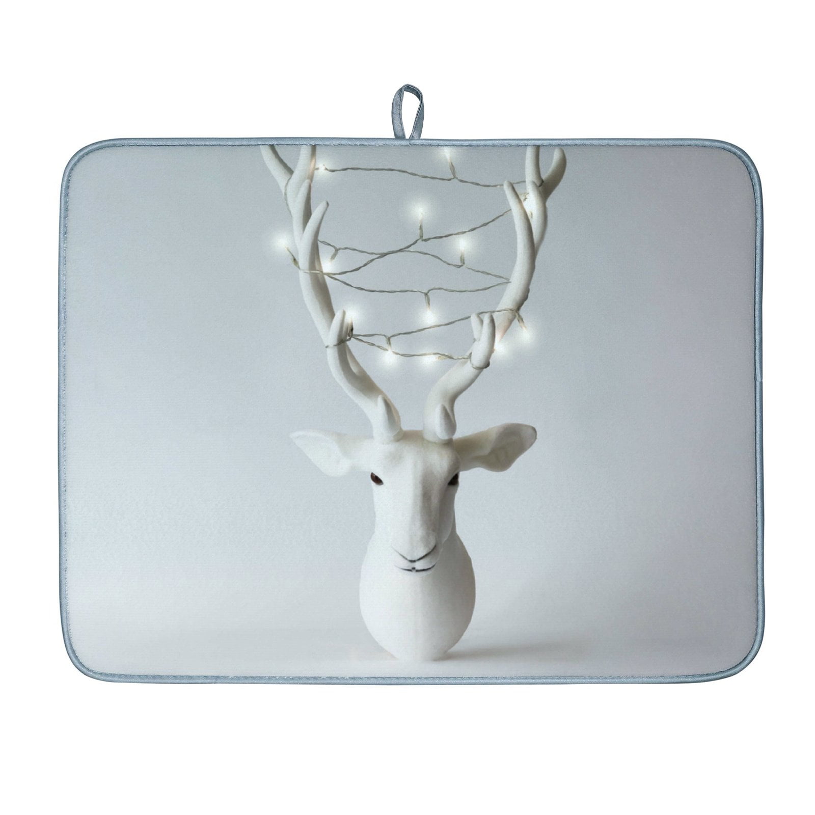 Anyway.go Dish Drying Mat for Kitchen Counter, Absorbent Reversible ...