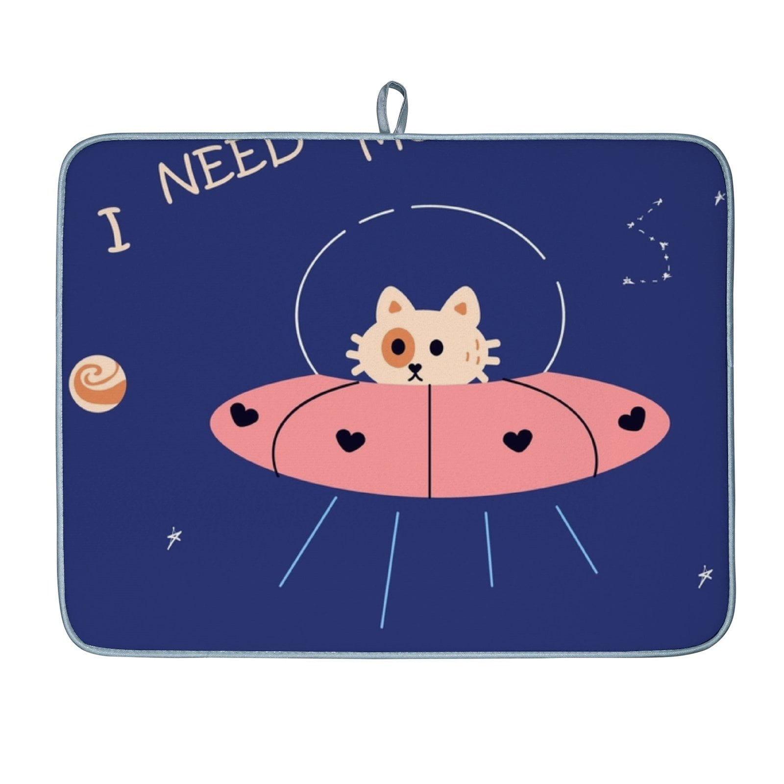 Anyway.go Dish Drying Mat for Kitchen Counter, Absorbent Reversible ...