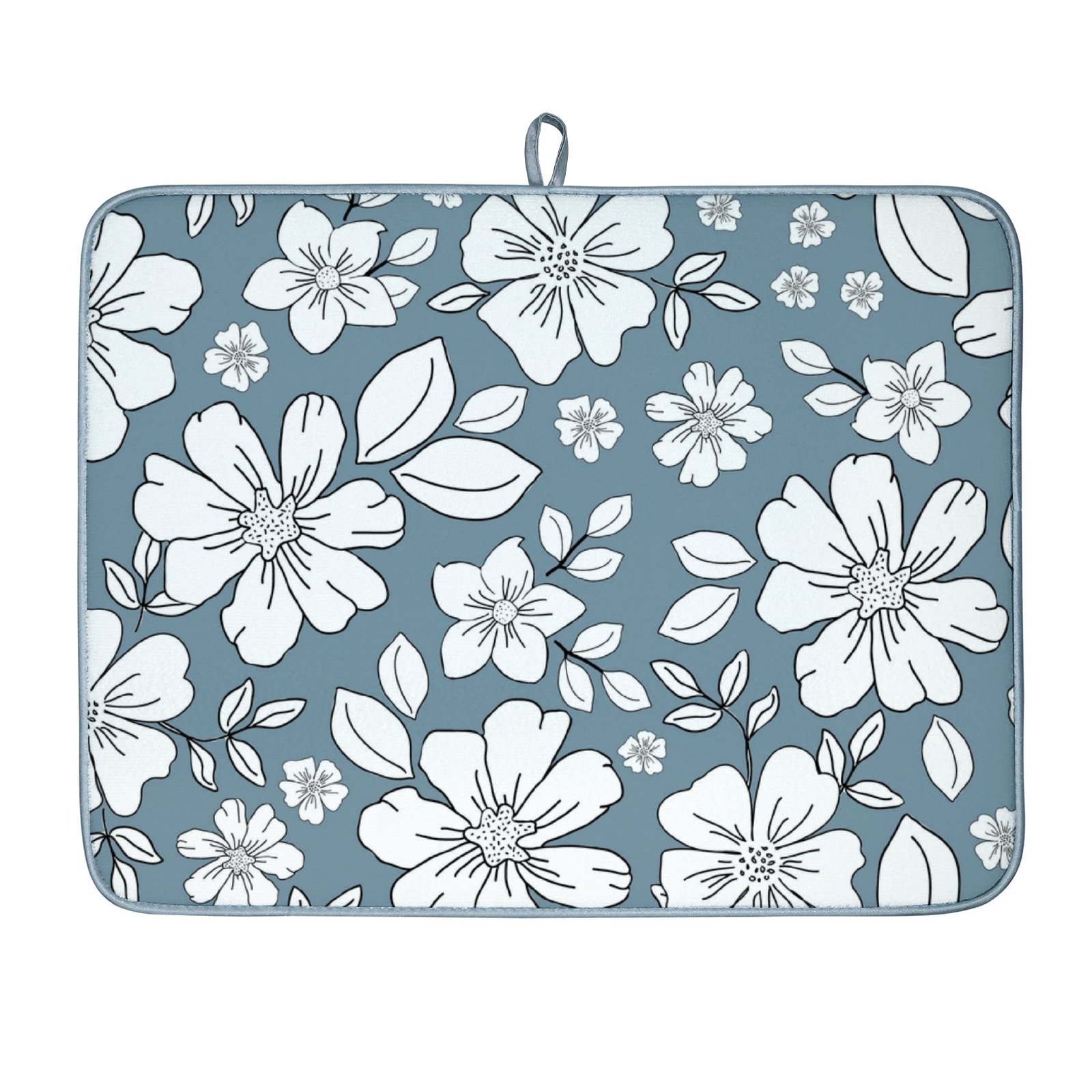 Anyway.go Dish Drying Mat for Kitchen Counter, Absorbent Reversible ...