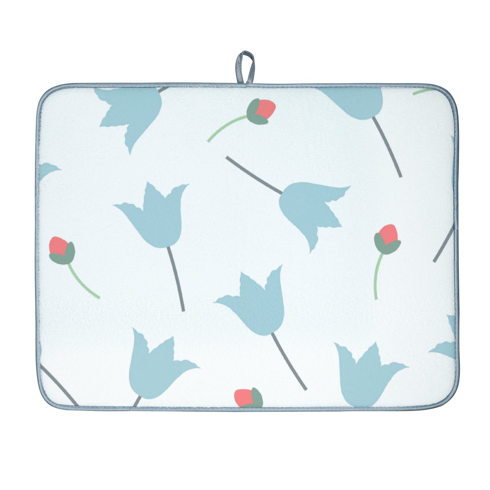 Anyway.go Dish Drying Mat for Kitchen Counter, Absorbent Reversible ...