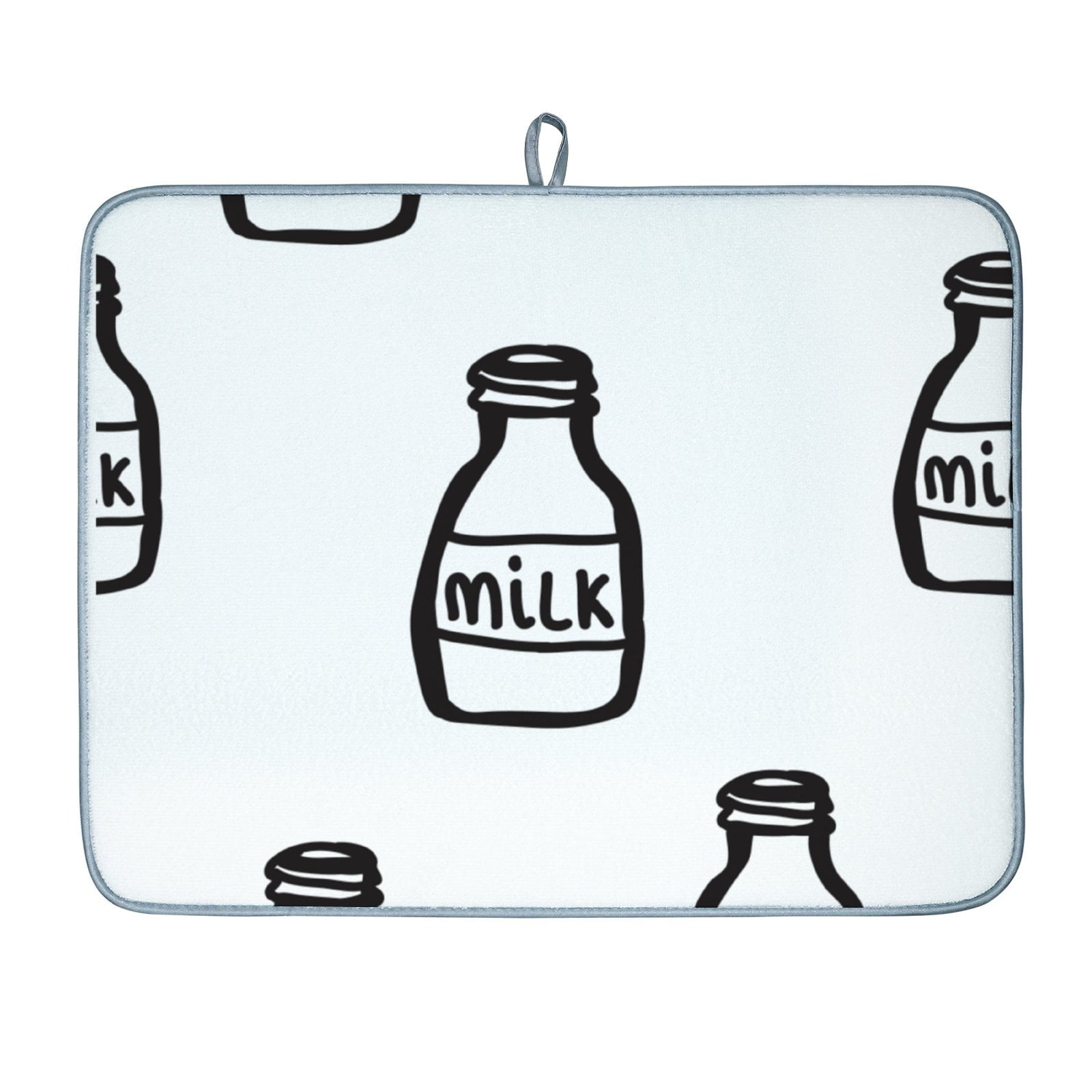 Anyway.go Dish Drying Mat for Kitchen Counter, Absorbent Reversible ...