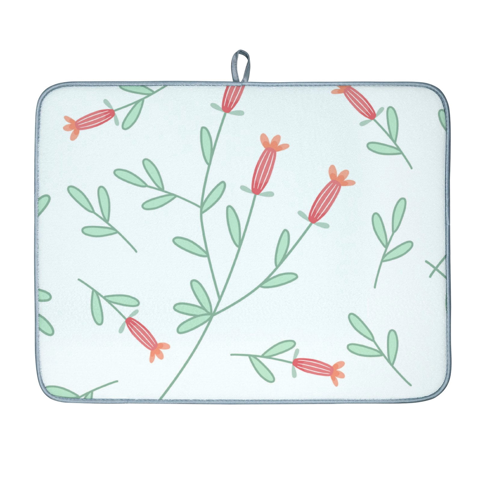 Anyway.go Dish Drying Mat for Kitchen Counter, Absorbent Reversible ...
