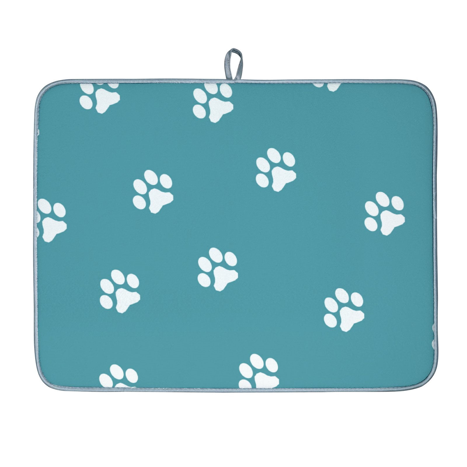 Anyway.go Dish Drying Mat for Kitchen Counter, Absorbent Reversible ...