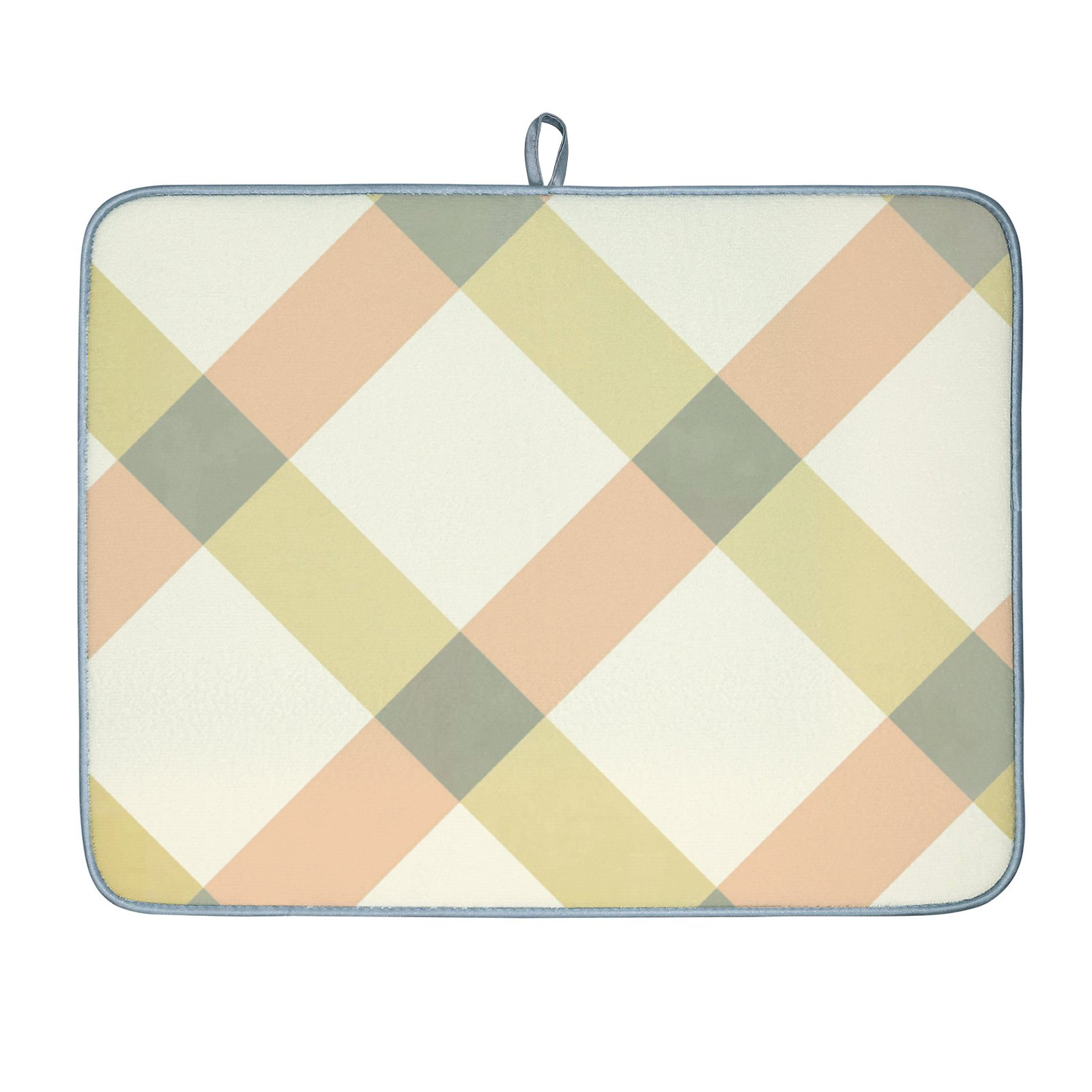Anyway.go Dish Drying Mat for Kitchen Counter, Absorbent Reversible ...