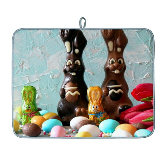 Anyway.go Drying Mat for Kitchen Counter, Absorbent Microfiber Dishes ...