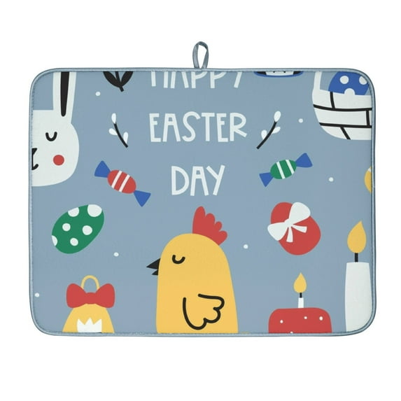 Anyway.go Drying Mat for Kitchen Counter, Absorbent Microfiber Dishes ...