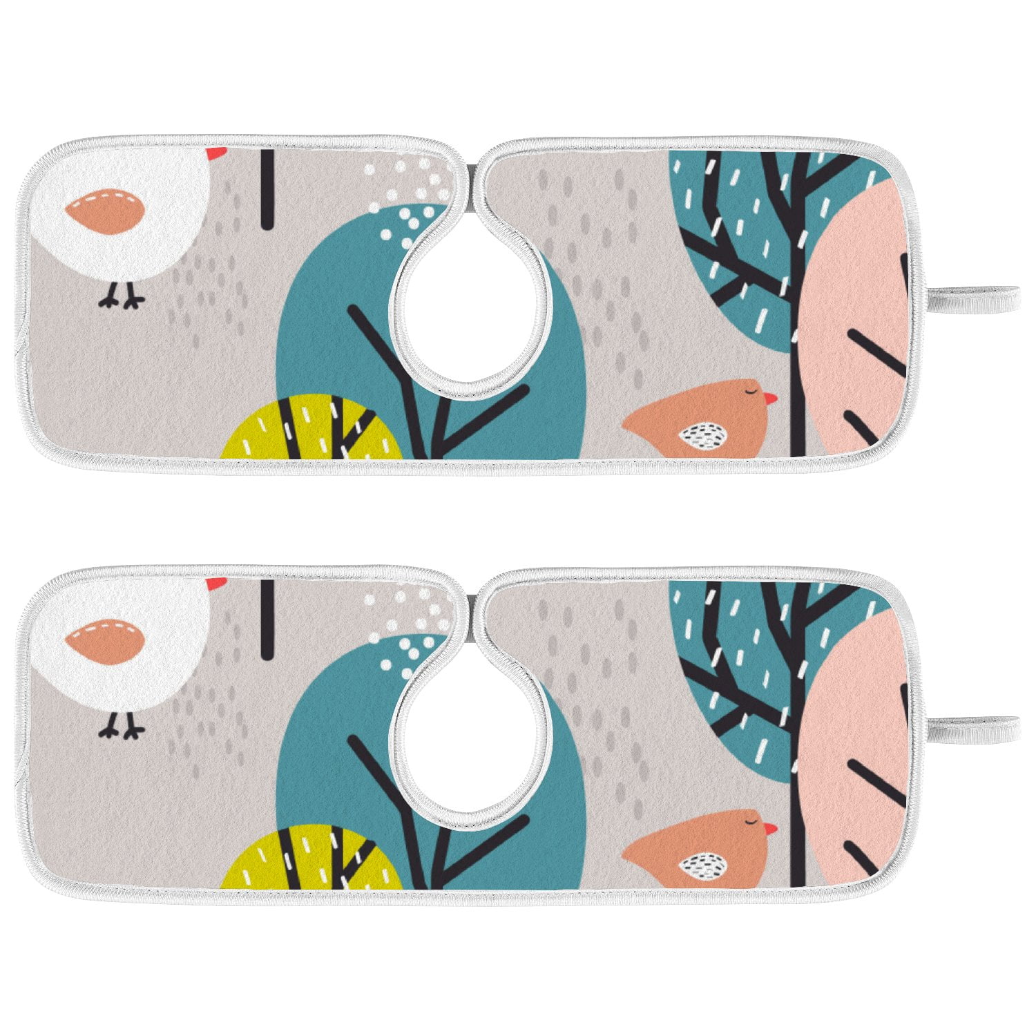 Anyway.go Faucet Absorbent Mat of 2 Pack, Long Kitchen Faucet Water ...