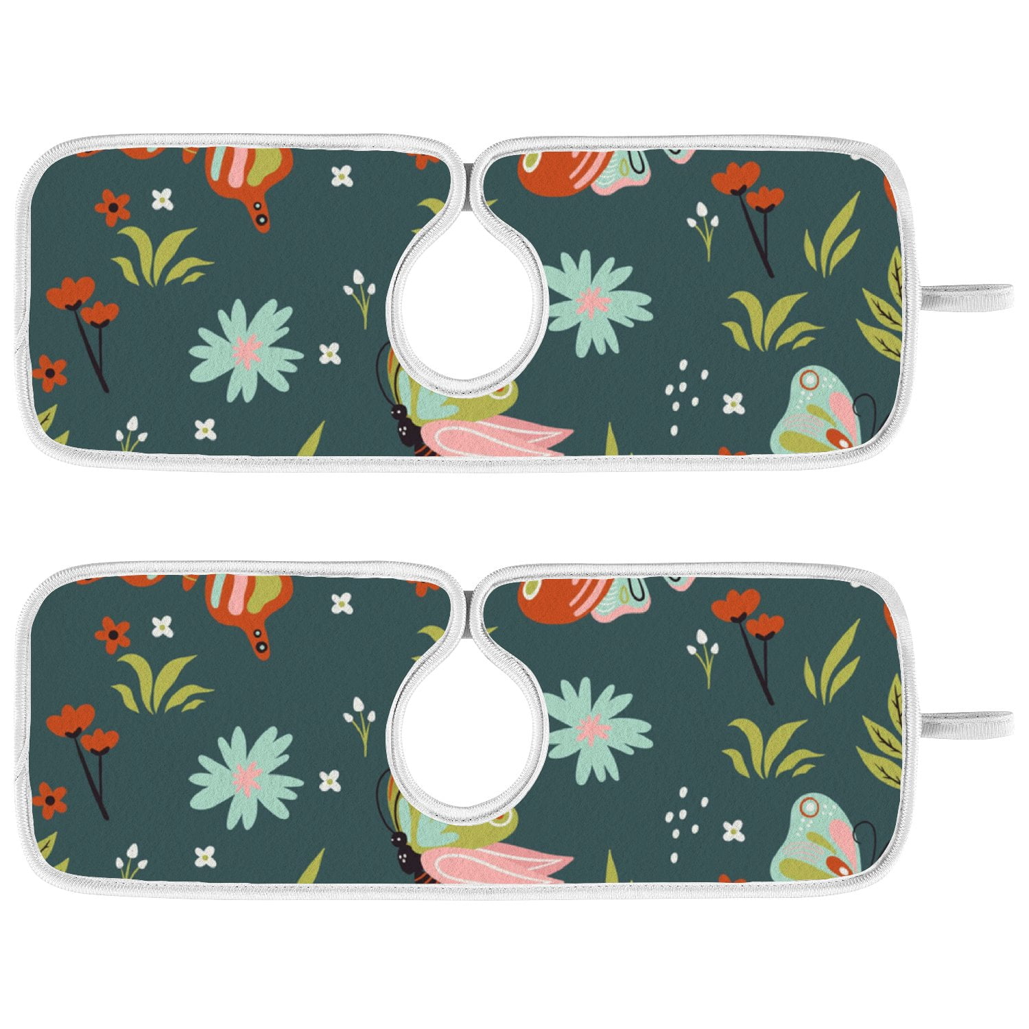 Anyway.go Faucet Absorbent Mat of 2 Pack, Long Kitchen Faucet Water ...