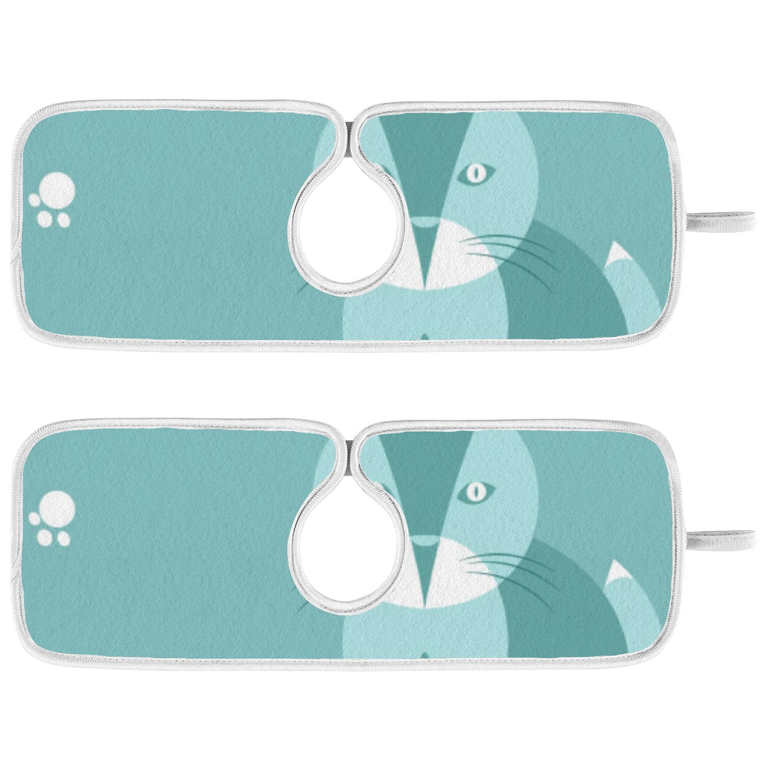 Anyway.go Faucet Absorbent Mat of 2 Pack, Long Kitchen Faucet Water ...