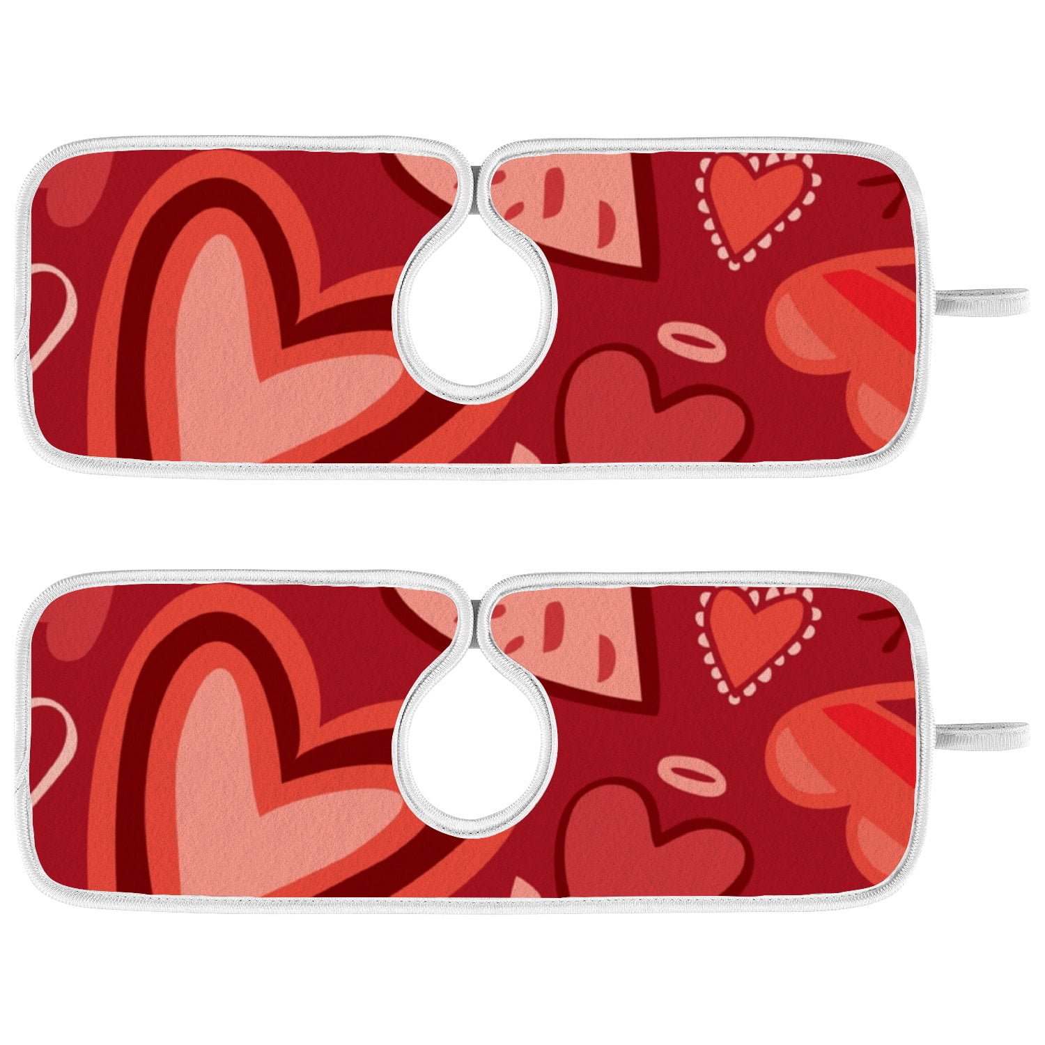 Anyway.go Faucet Absorbent Mat of 2 Pack, Long Kitchen Faucet Water ...