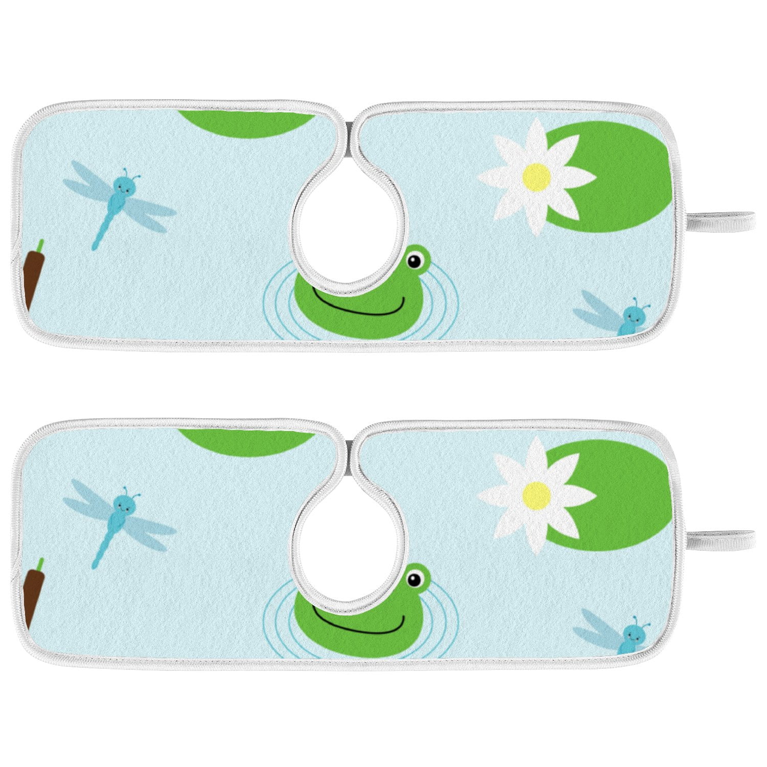 Anyway.go Faucet Absorbent Mat of 2 Pack, Long Kitchen Faucet Water ...