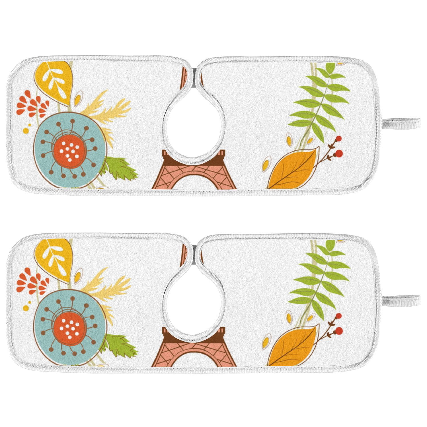 Anyway.go Faucet Absorbent Mat of 2 Pack, Long Kitchen Faucet Water ...