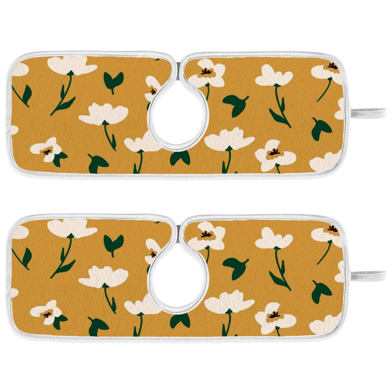 Anyway.go Faucet Absorbent Mat of 2 Pack, Long Kitchen Faucet Water ...