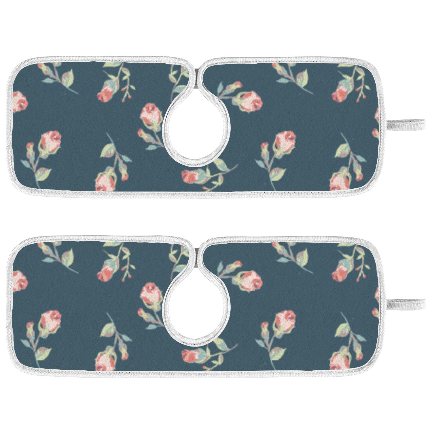 Anyway.go Faucet Absorbent Mat of 2 Pack, Long Kitchen Faucet Water ...