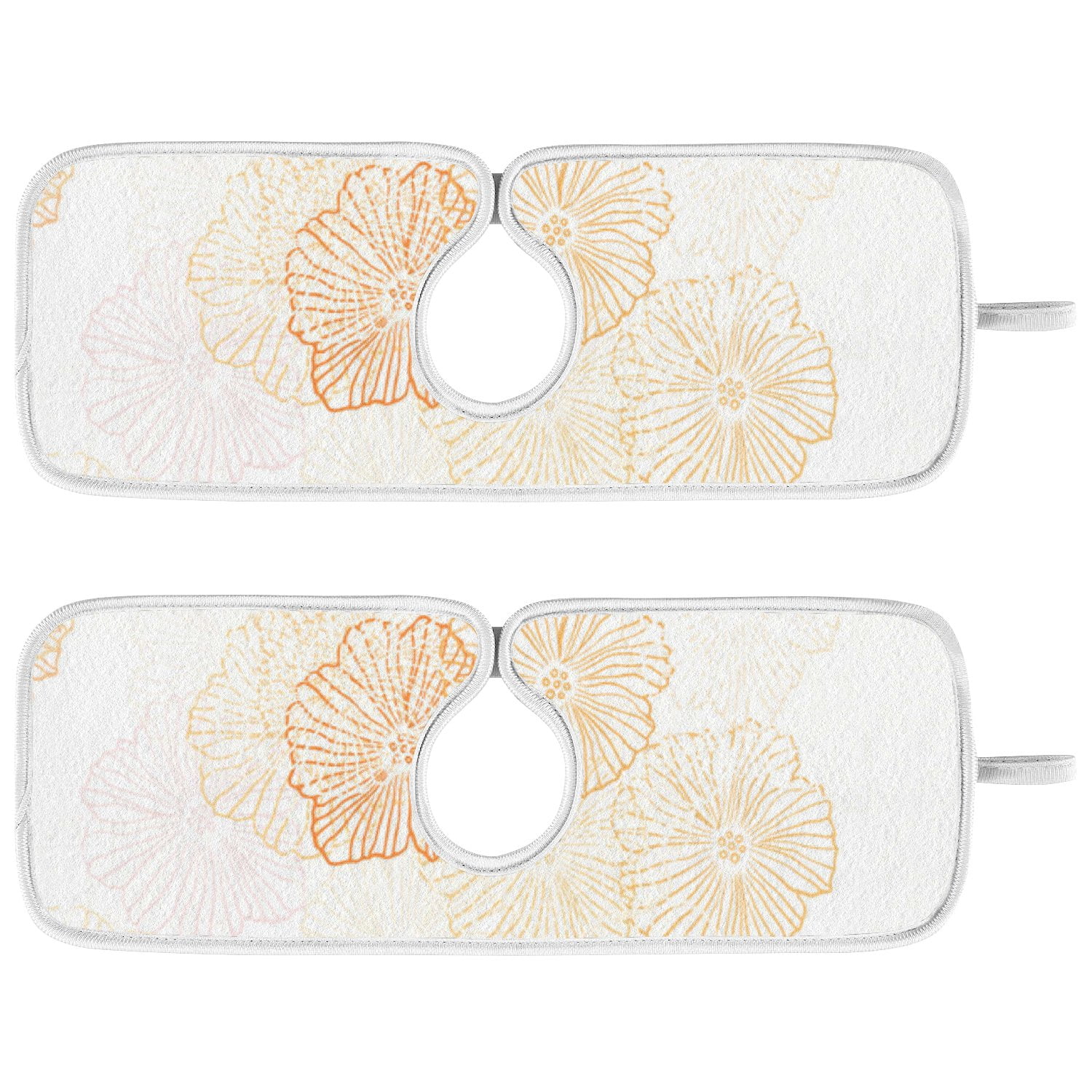 Anyway.go Faucet Absorbent Mat of 2 Pack, Long Kitchen Faucet Water ...