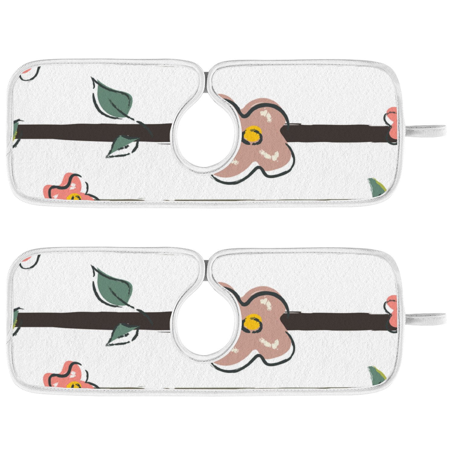 Anyway.go Faucet Absorbent Mat of 2 Pack, Long Kitchen Faucet Water ...