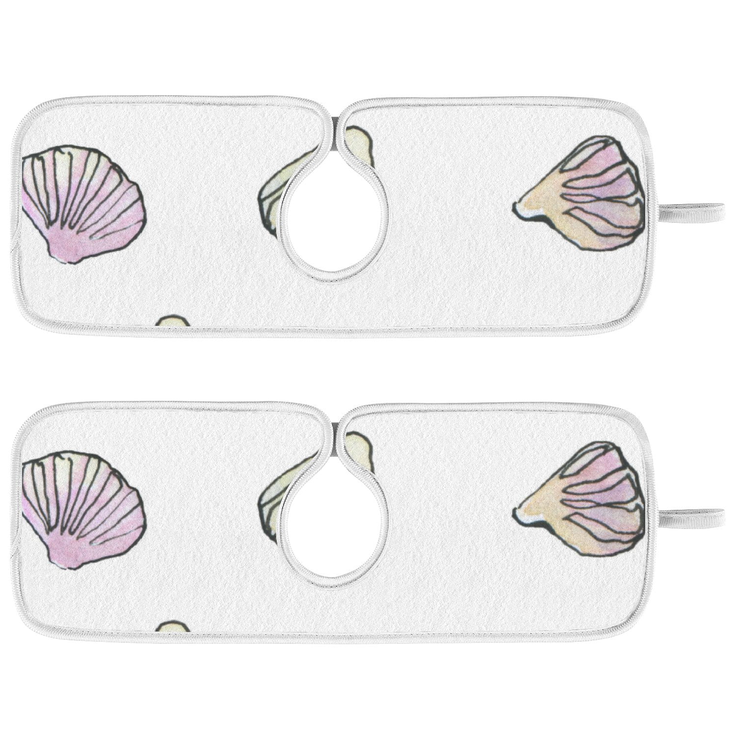 Anyway.go Faucet Absorbent Mat of 2 Pack, Long Kitchen Faucet Water ...