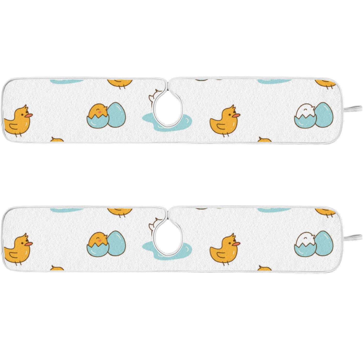 Anyway.go Faucet Absorbent Mat of 2 Pack, Long Kitchen Faucet Water ...