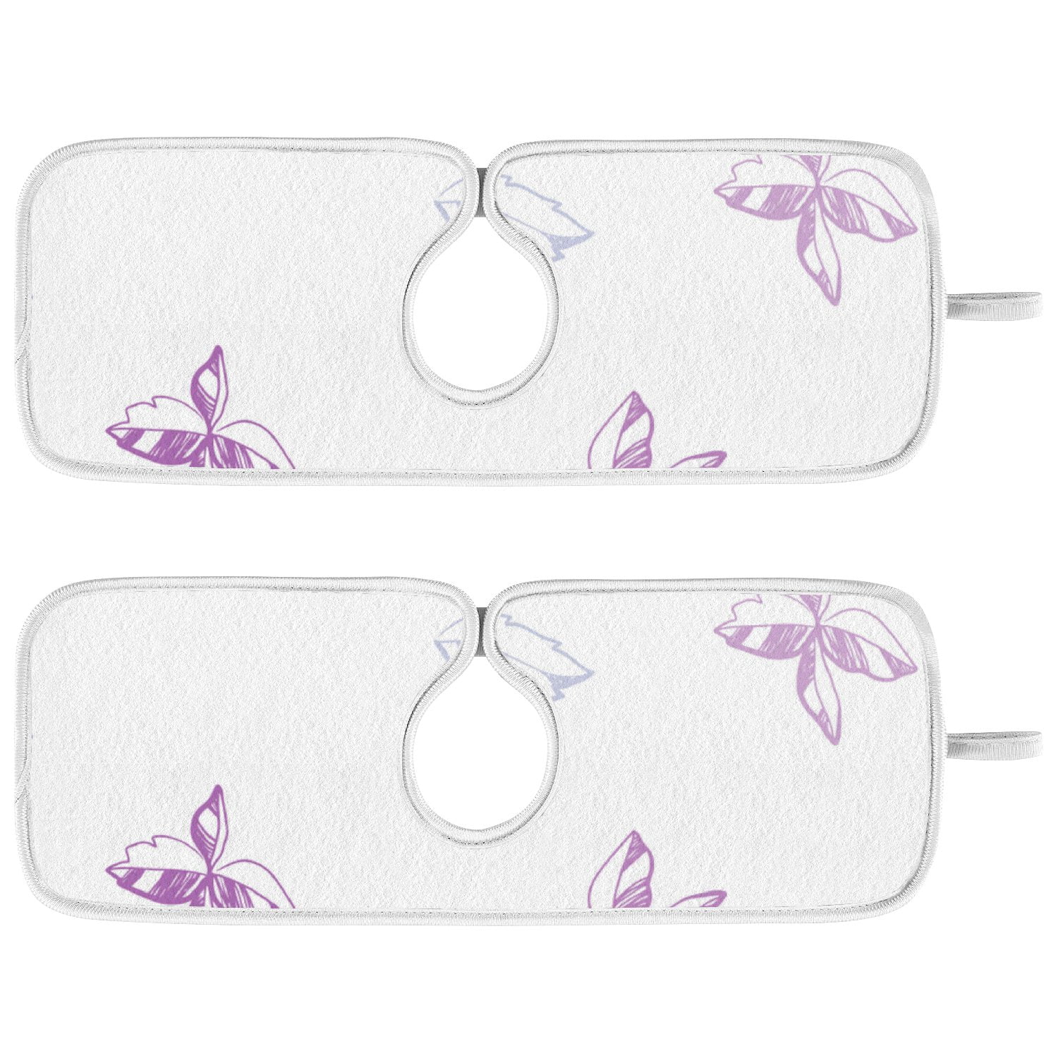 Anyway.go Faucet Absorbent Mat of 2 Pack, Long Kitchen Faucet Water ...