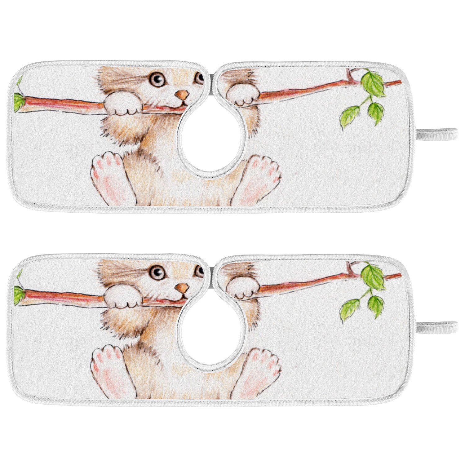 Anyway.go Faucet Absorbent Mat of 2 Pack, Long Kitchen Faucet Water ...