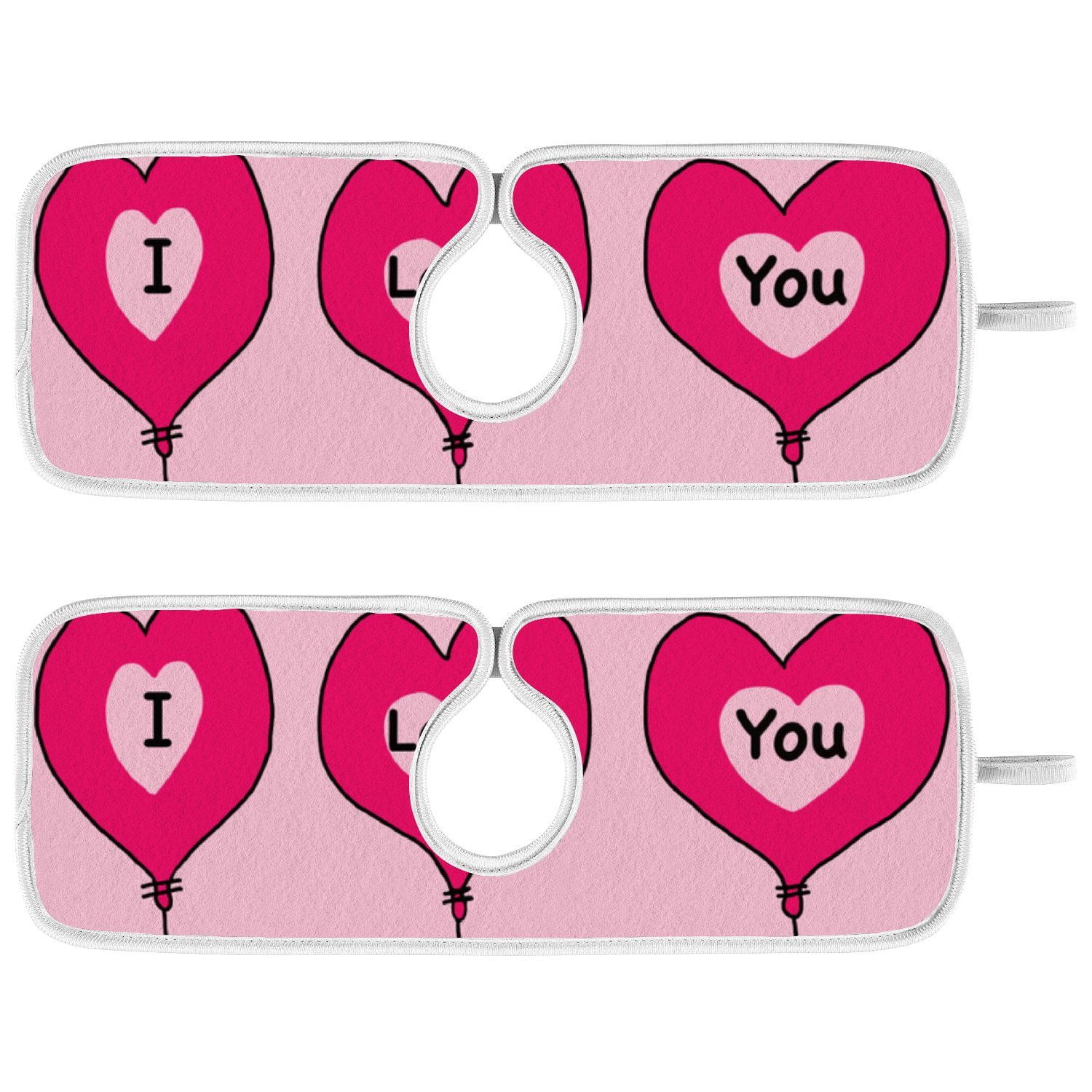 Anyway.go Faucet Absorbent Mat of 2 Pack, Long Kitchen Faucet Water ...