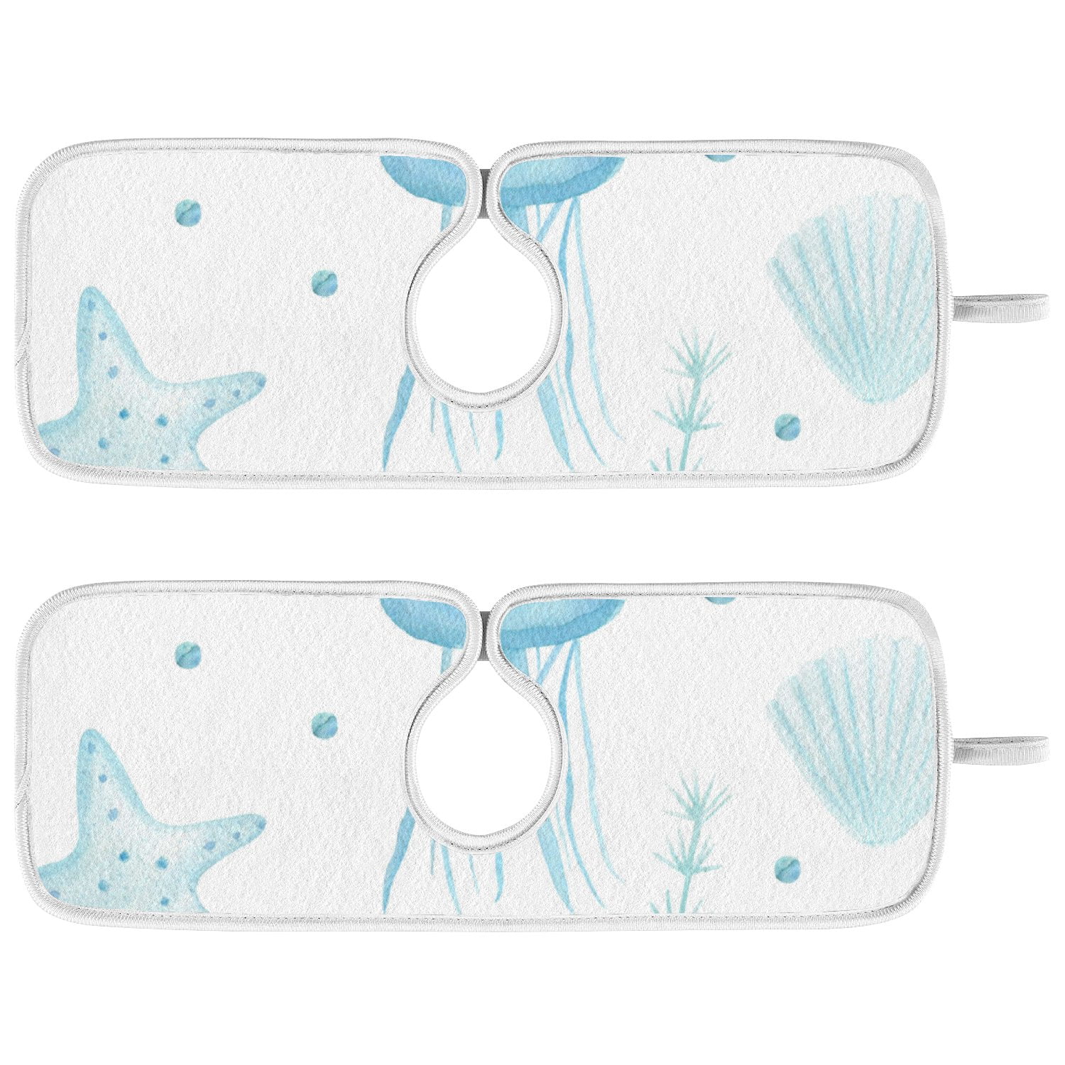 Anyway.go Faucet Absorbent Mat of 2 Pack, Long Kitchen Faucet Water ...