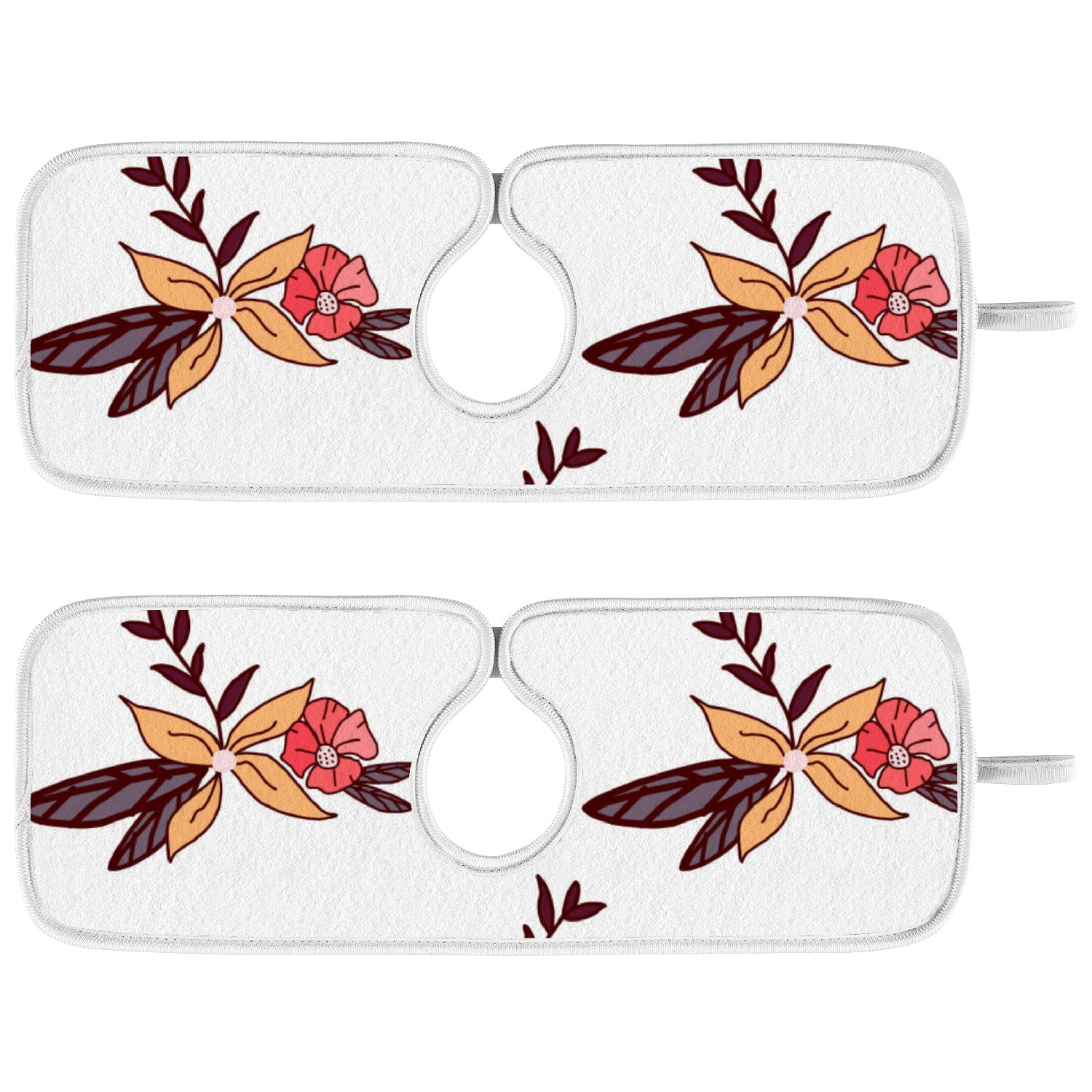 Anyway.go Faucet Absorbent Mat of 2 Pack, Long Kitchen Faucet Water ...