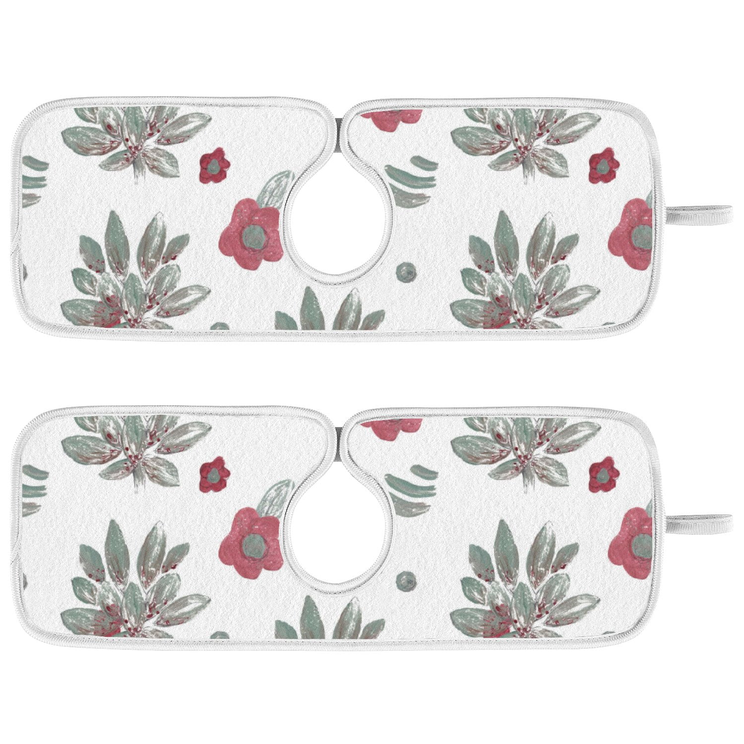 Anyway.go Faucet Absorbent Mat of 2 Pack, Long Kitchen Faucet Water ...