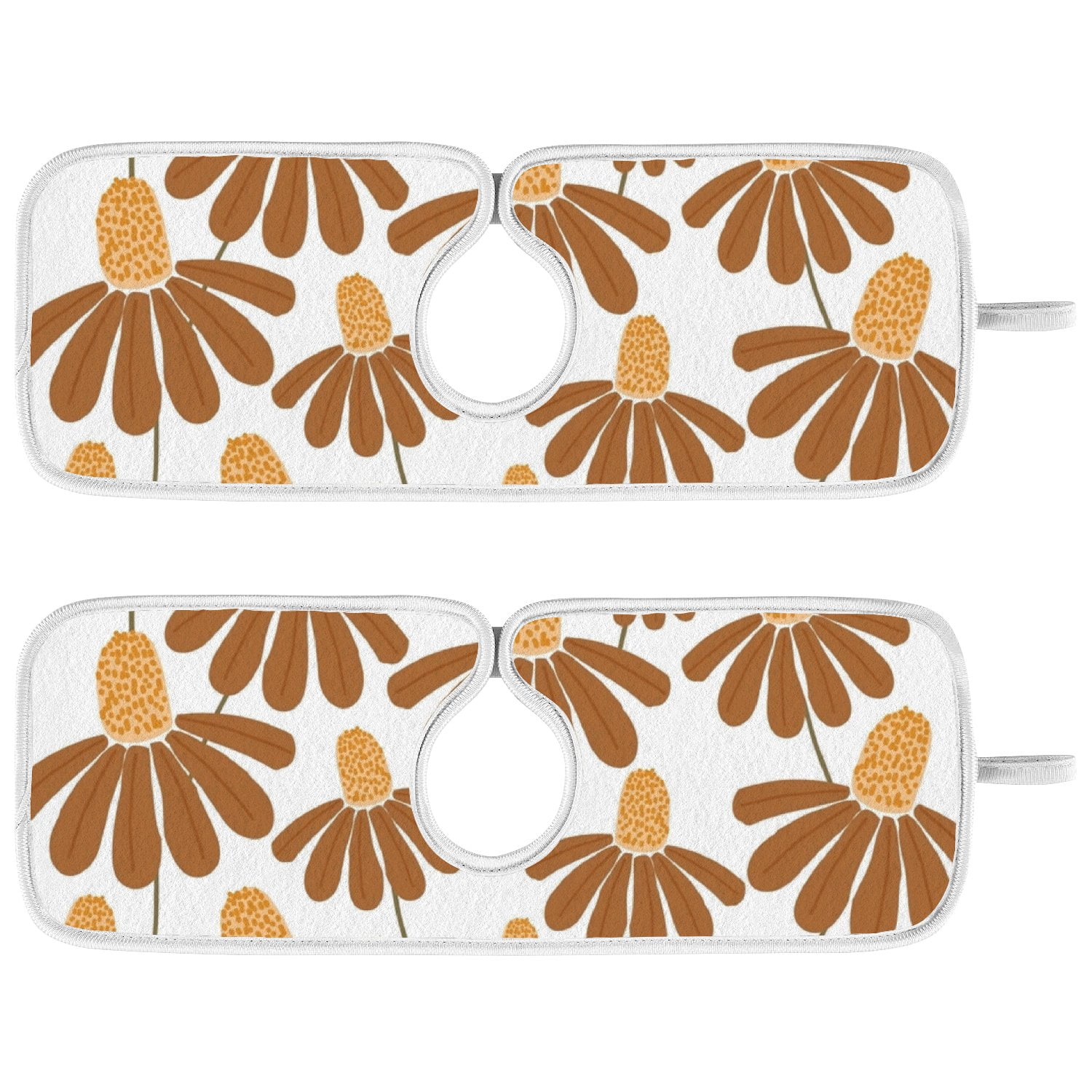 Anyway.go Faucet Absorbent Mat of 2 Pack, Long Kitchen Faucet Water ...