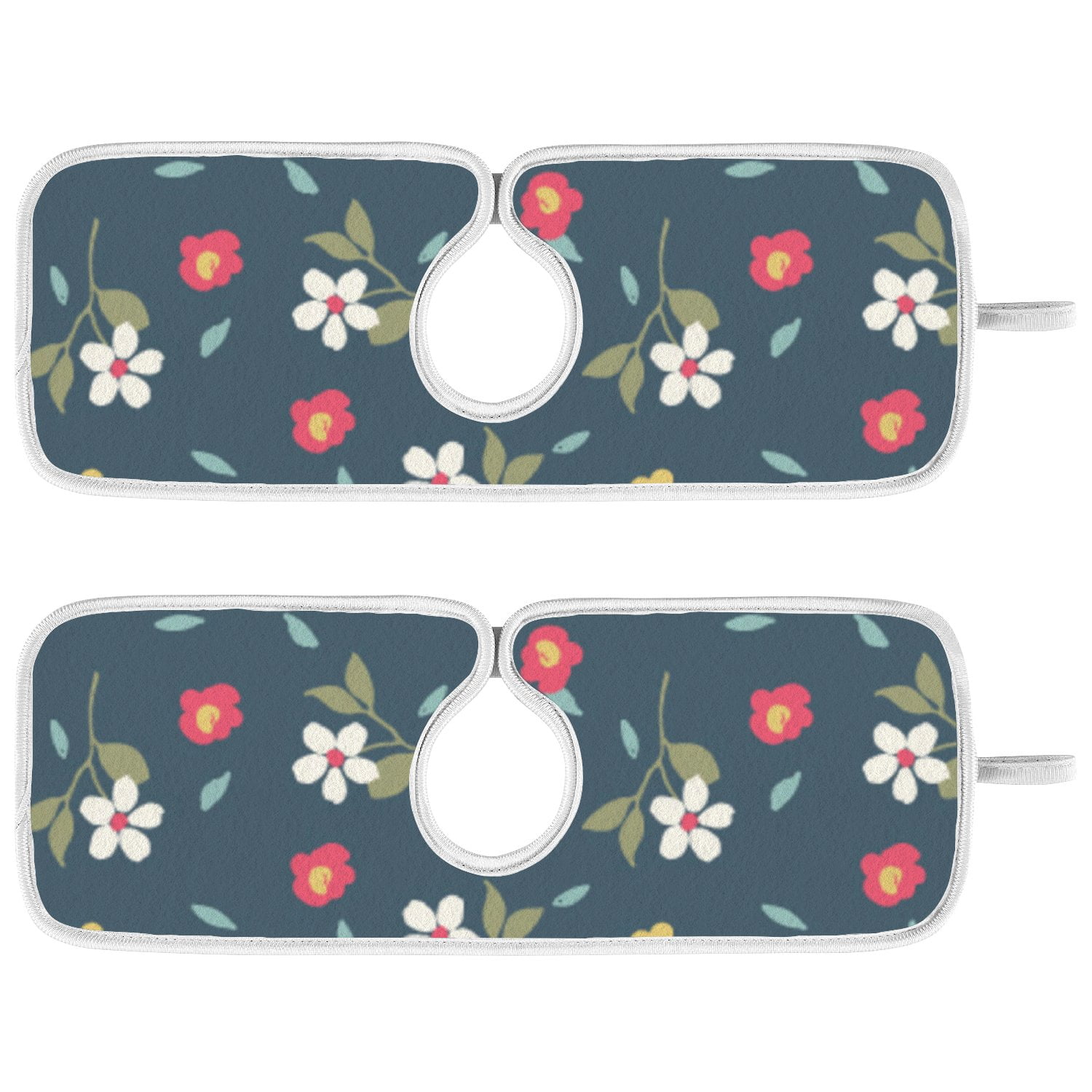 Anyway.go Faucet Absorbent Mat of 2 Pack, Long Kitchen Faucet Water ...