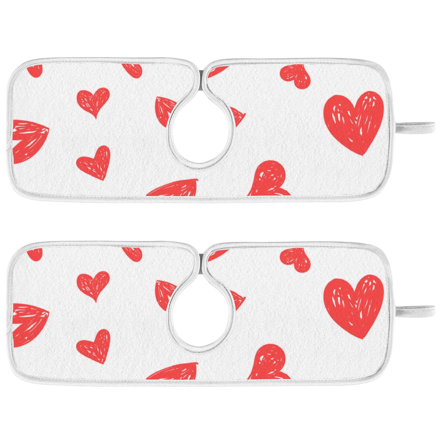 Anyway.go Faucet Absorbent Mat of 2 Pack, Long Kitchen Faucet Water ...