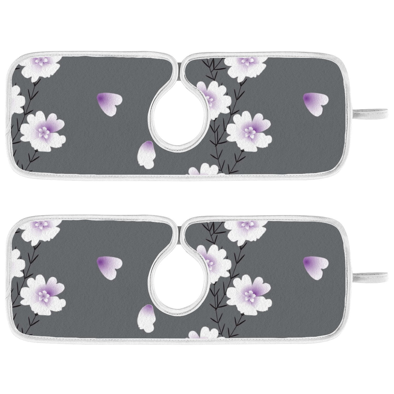 Anyway.go Faucet Absorbent Mat of 2 Pack, Long Kitchen Faucet Water ...