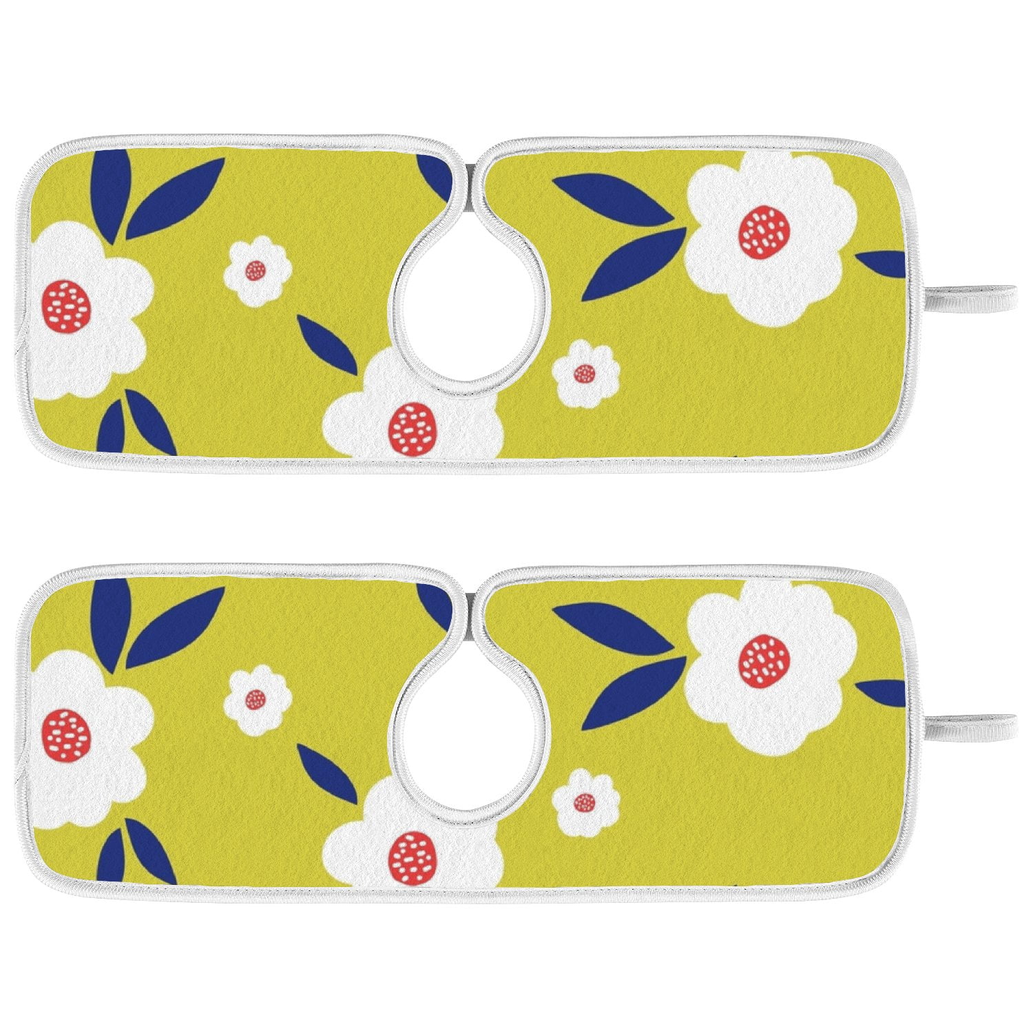 Anyway.go Faucet Absorbent Mat of 2 Pack, Long Kitchen Faucet Water ...