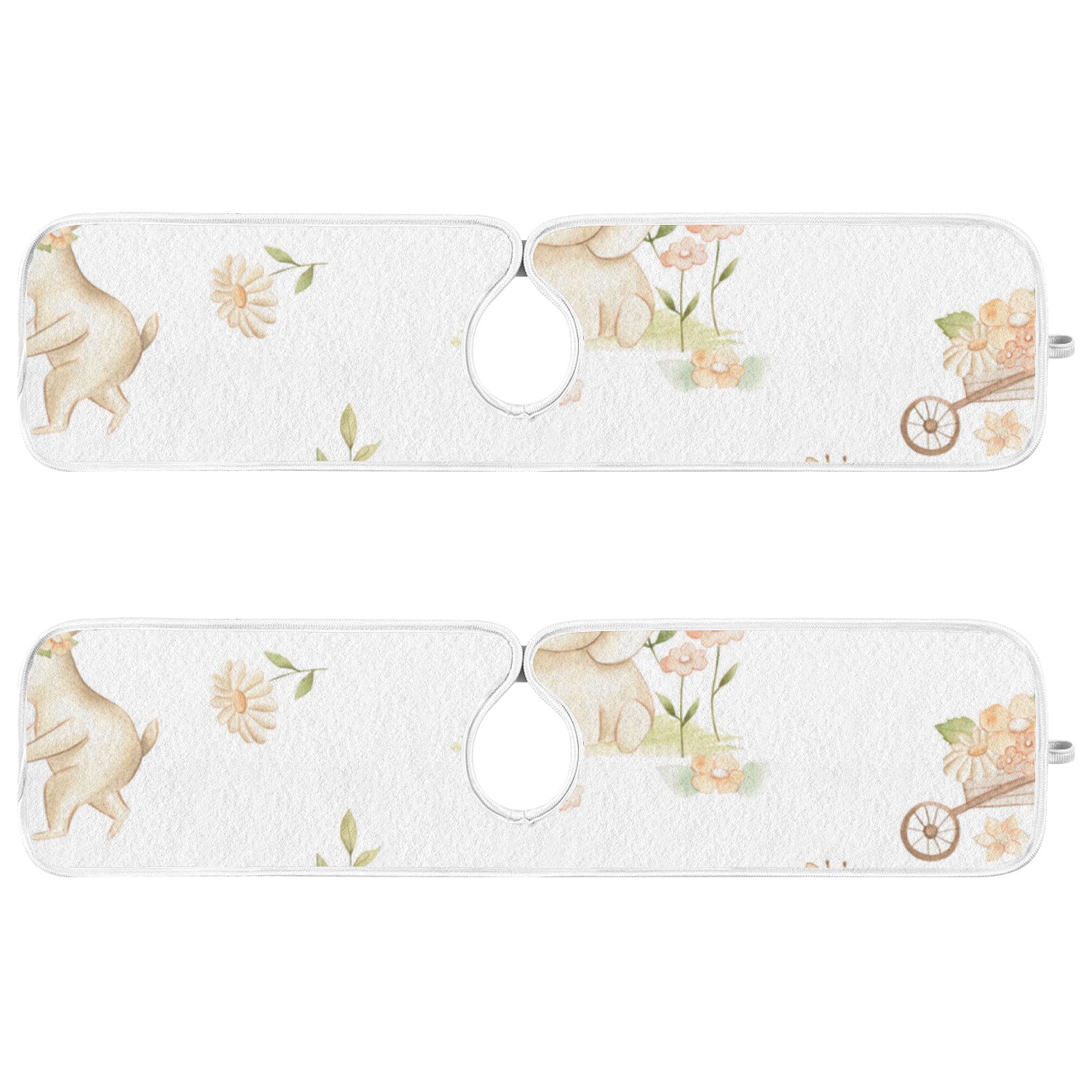 Anyway.go Faucet Absorbent Mat of 2 Pack, Long Kitchen Faucet Water ...