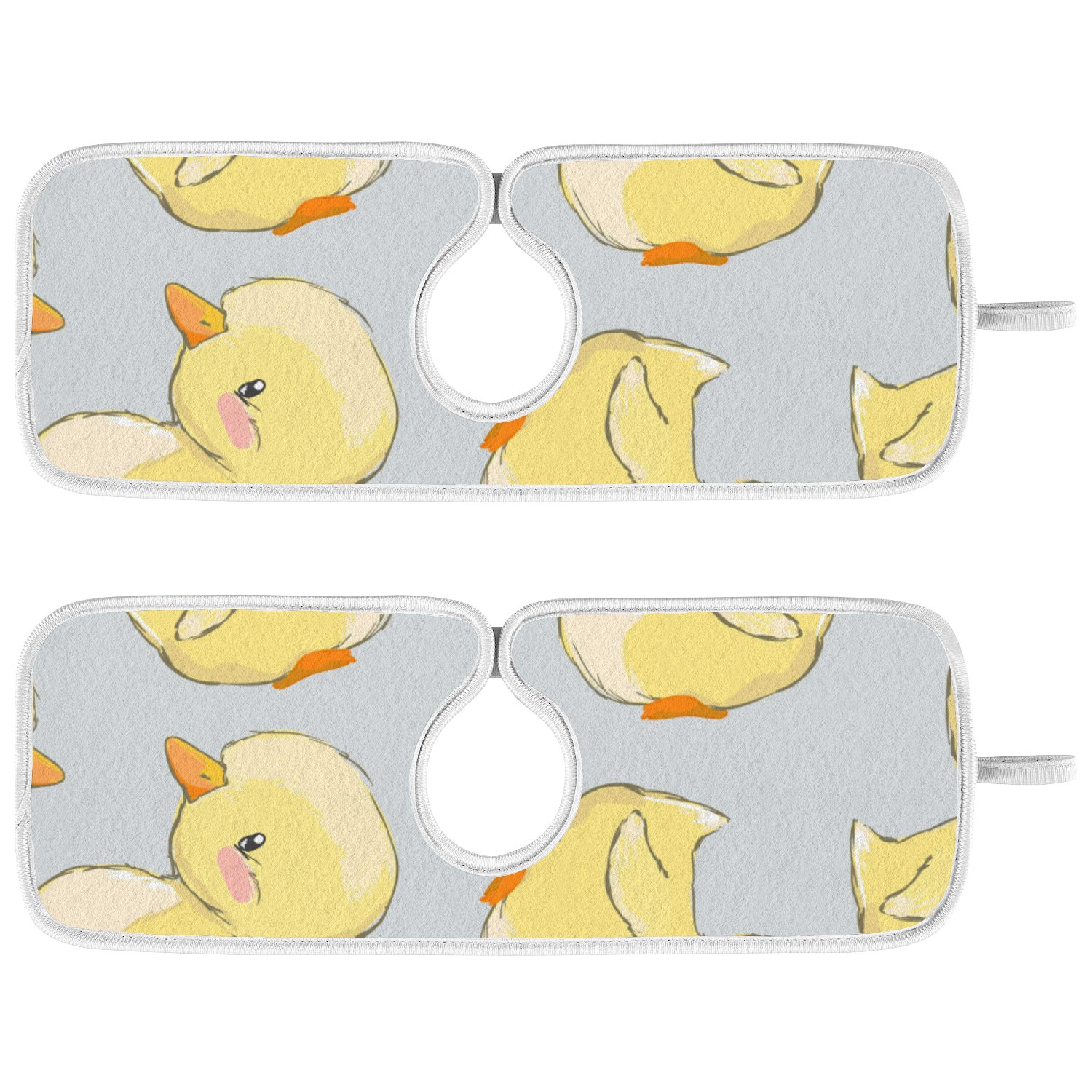 Anyway.go Faucet Absorbent Mat of 2 Pack, Long Kitchen Faucet Water ...