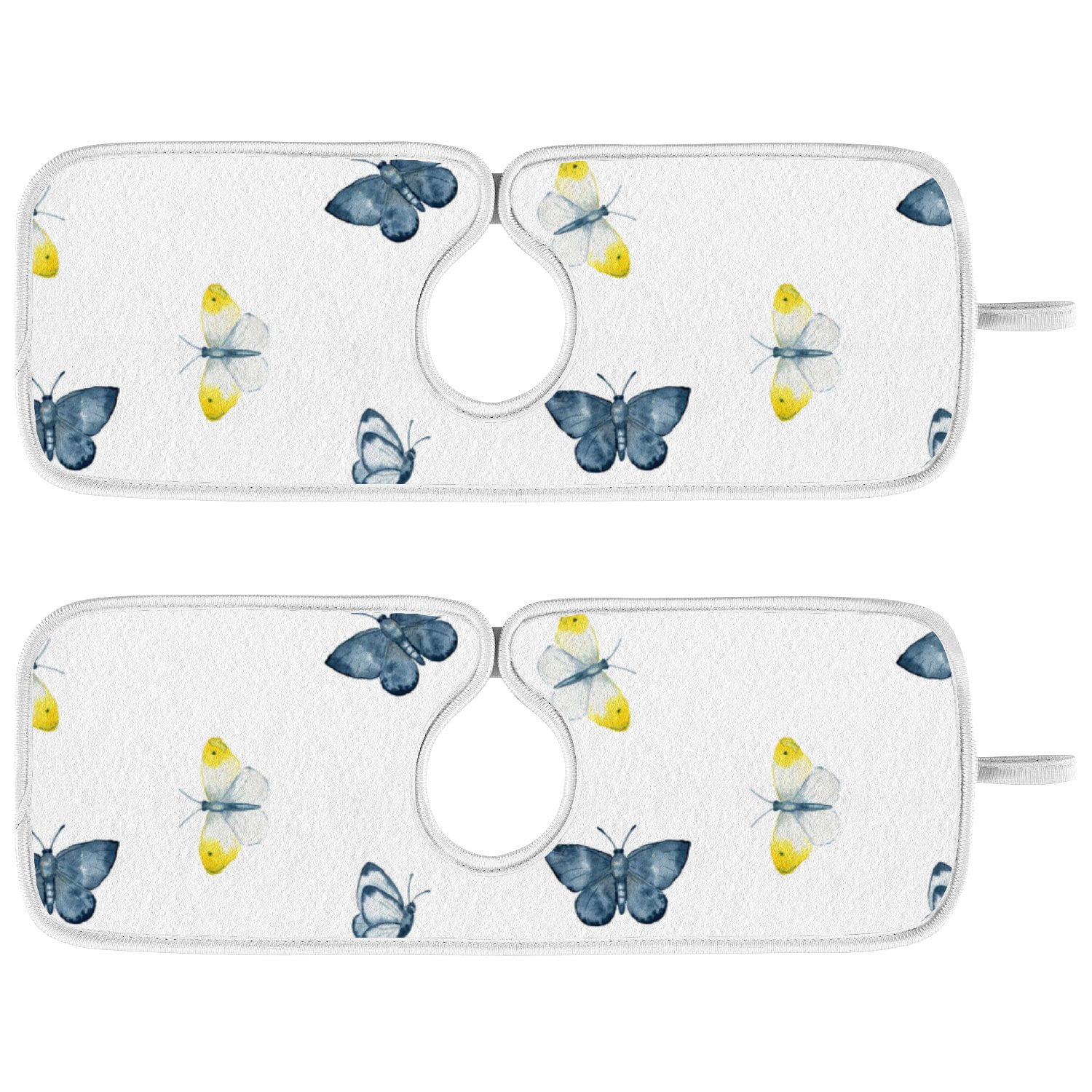 Anyway.go Faucet Absorbent Mat of 2 Pack, Long Kitchen Faucet Water ...