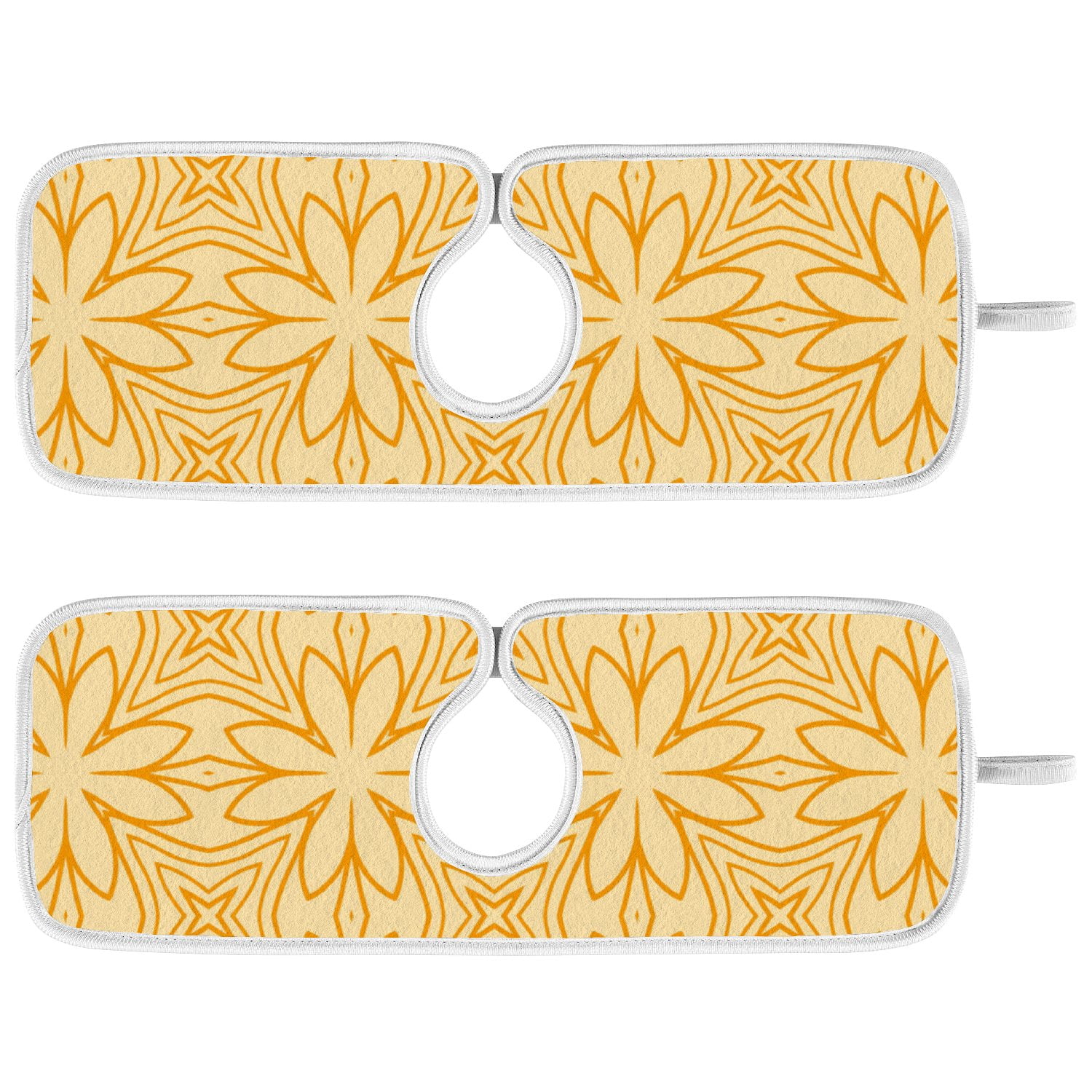 Anyway.go Faucet Drying Mat 2 Pack, Washable Faucet Absorbent Mat Sink ...