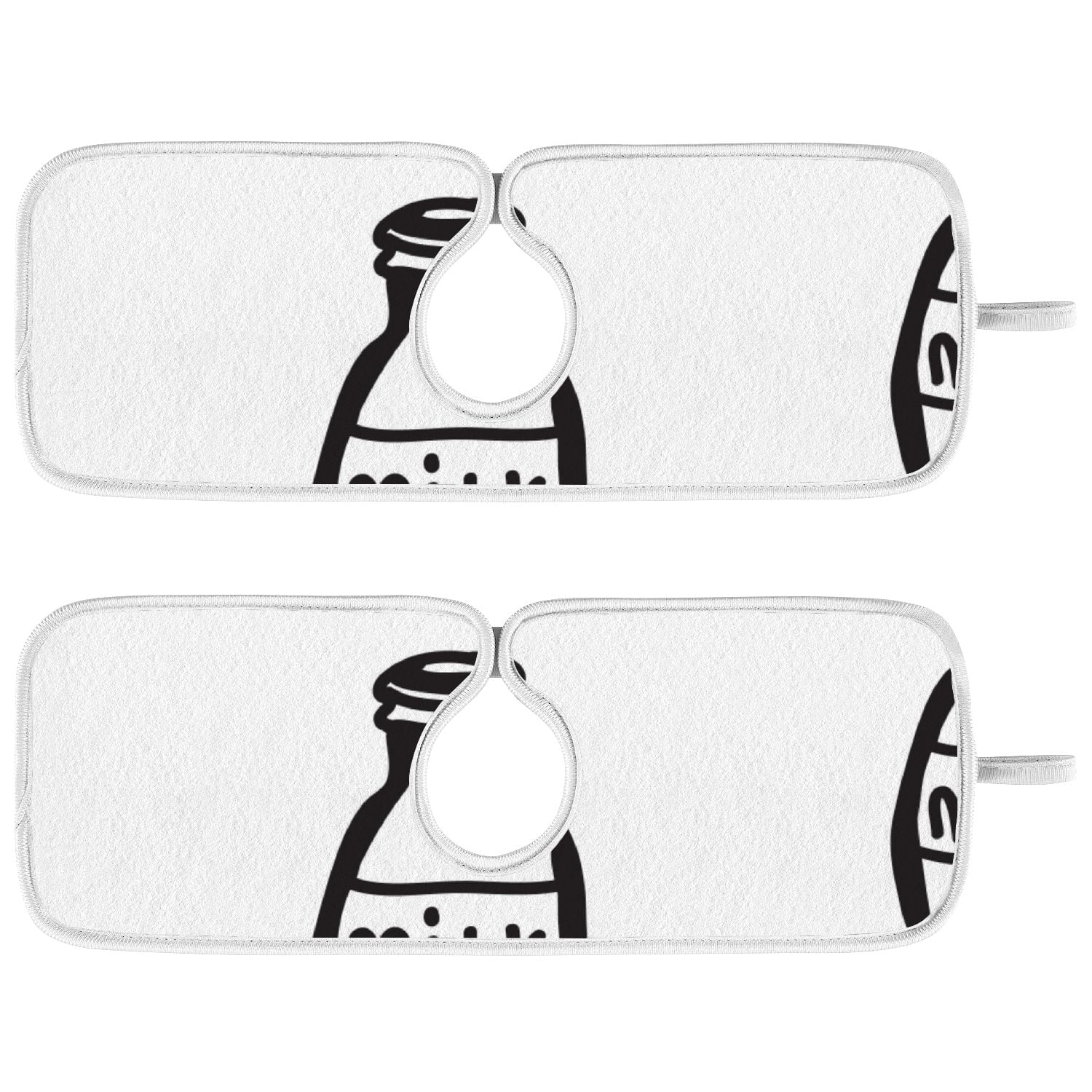 Anyway.go Faucet Drying Mat 2 Pack, Washable Faucet Absorbent Mat Sink ...