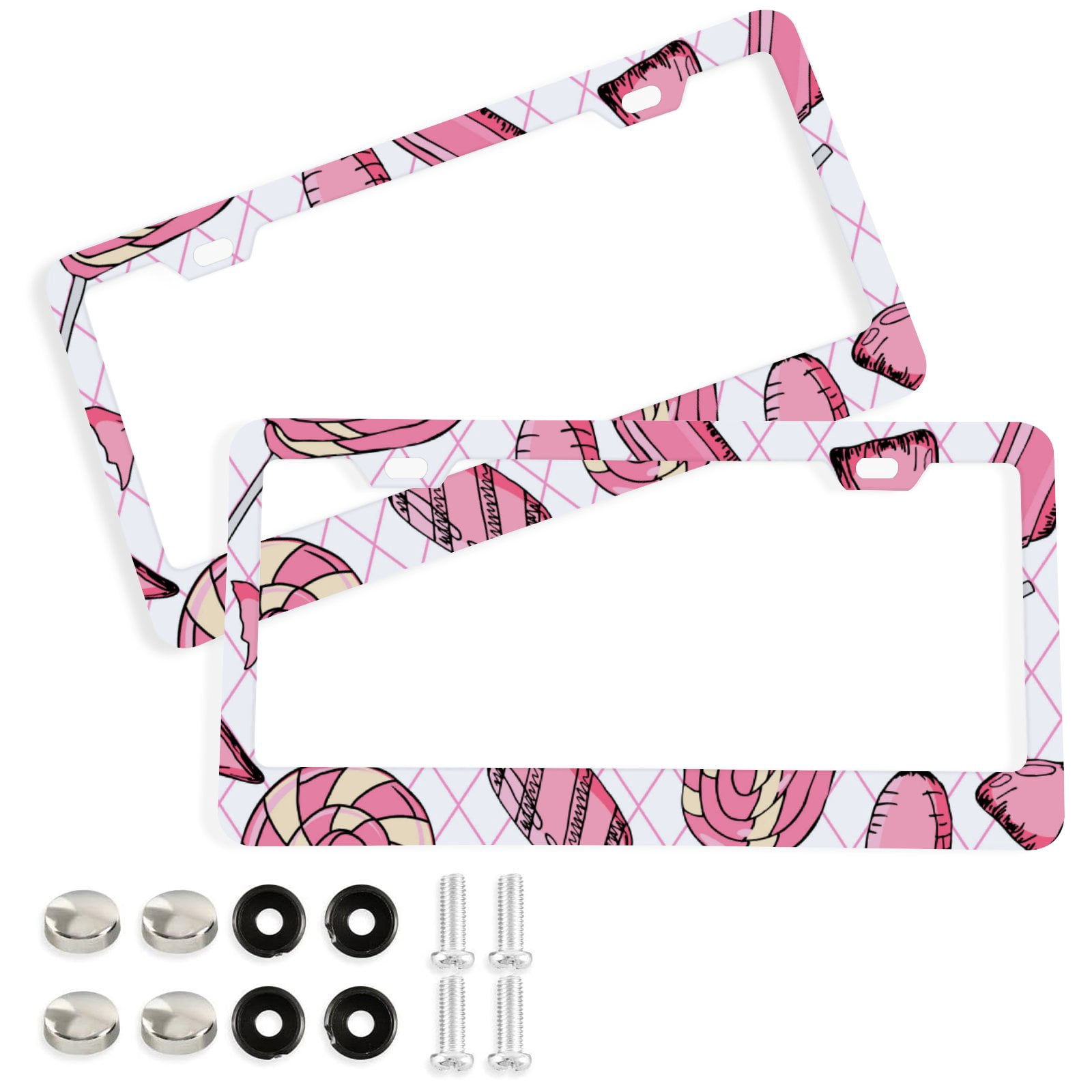 Anyway.go License Plate Frame, Decorative Aluminum Car Tag Frames, 2 ...