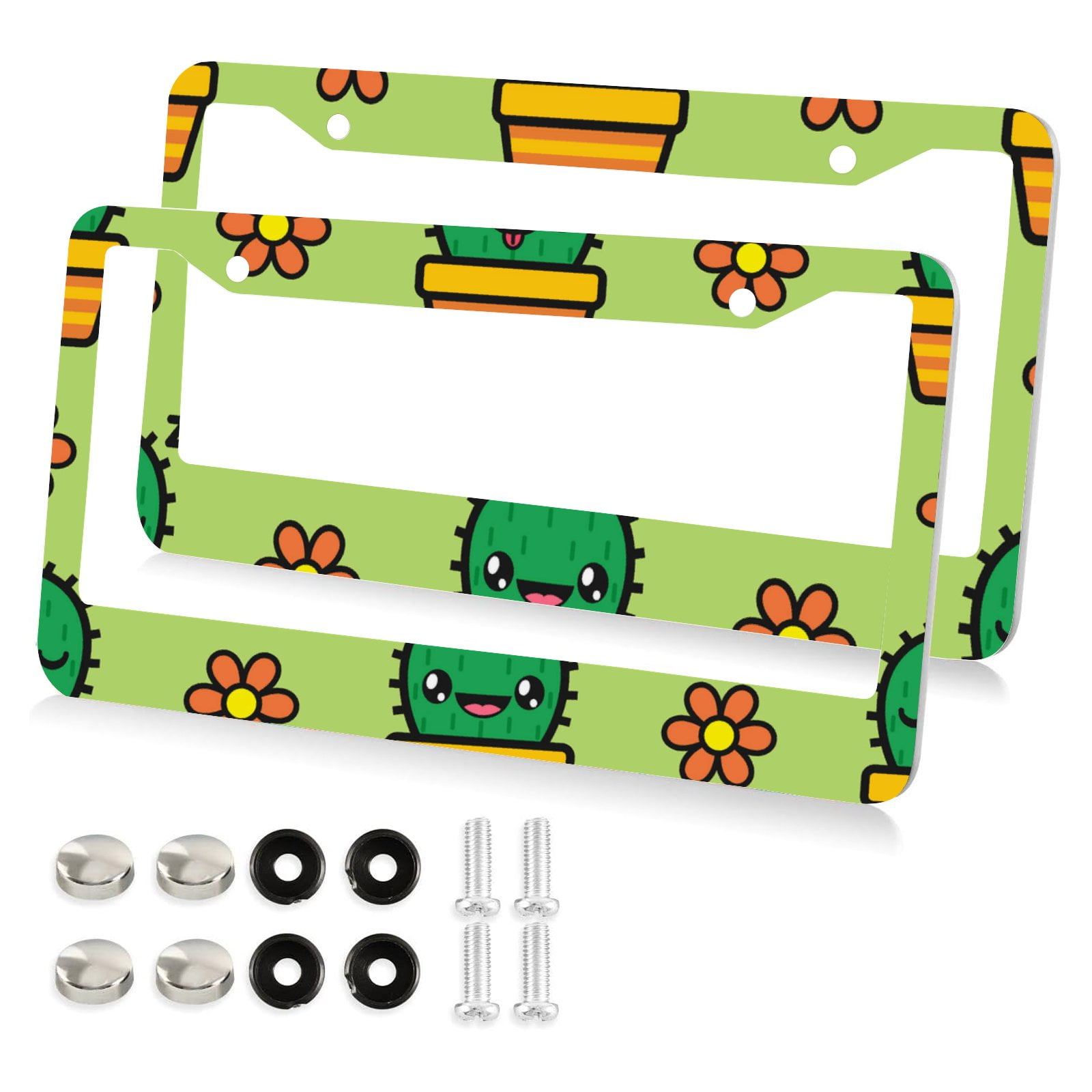 Anyway.go License Plate Frame, Decorative Aluminum Car Tag Frames, 2 ...