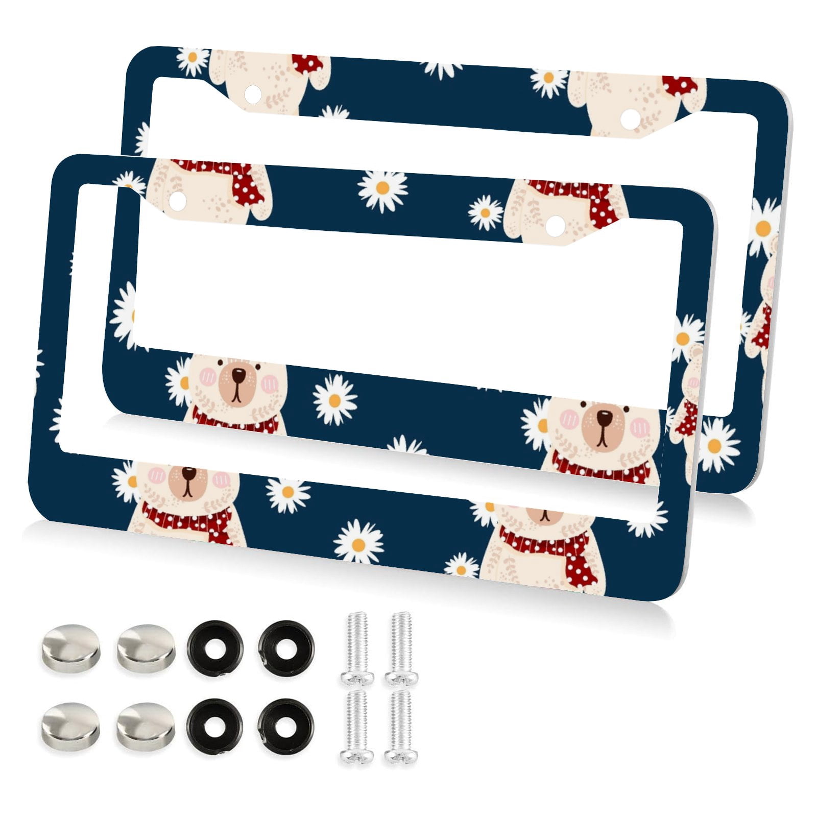 Anyway.go License Plate Frame, Decorative Aluminum Car Tag Frames, 2 ...