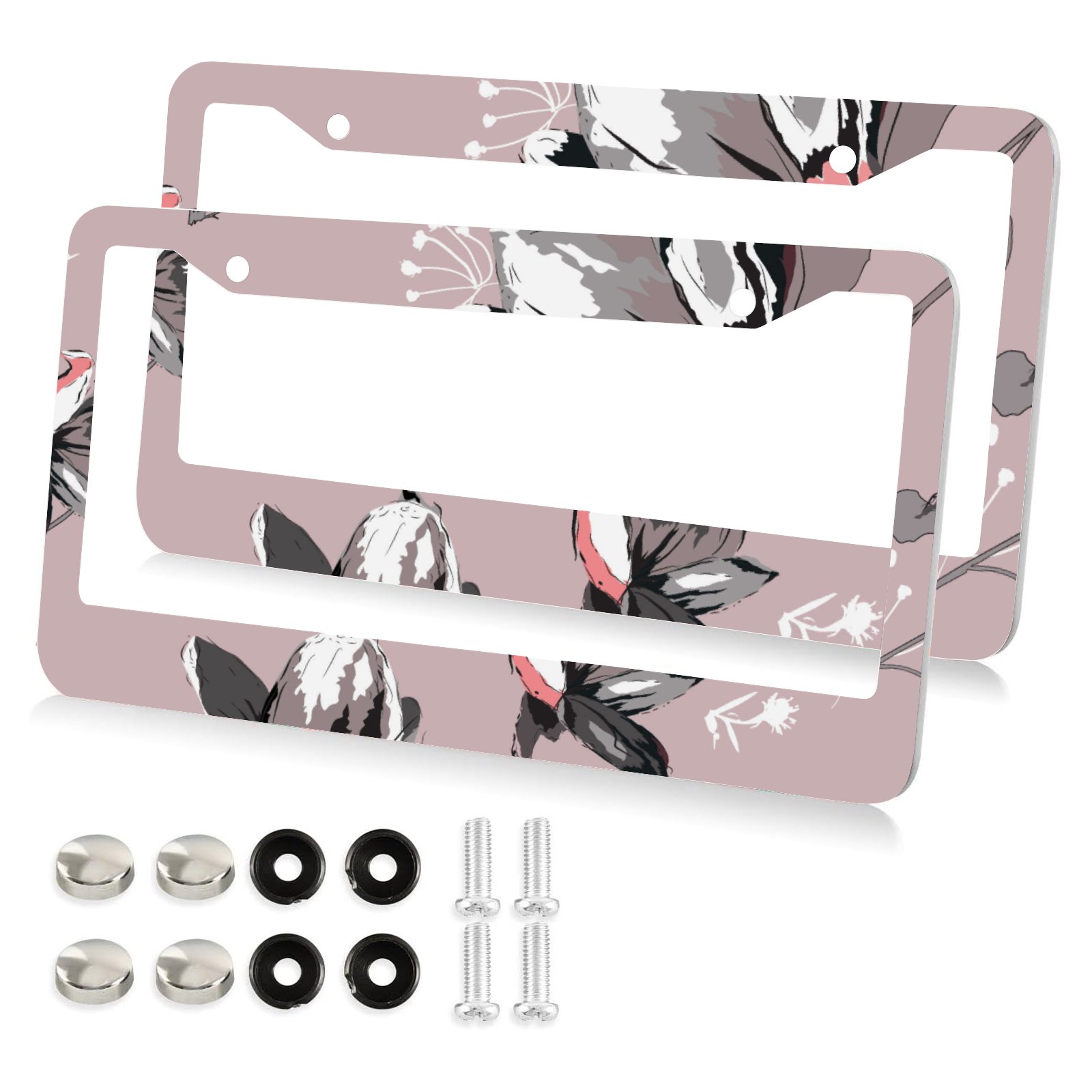 Anyway.go License Plate Frame, Decorative Aluminum Car Tag Frames, 2 ...