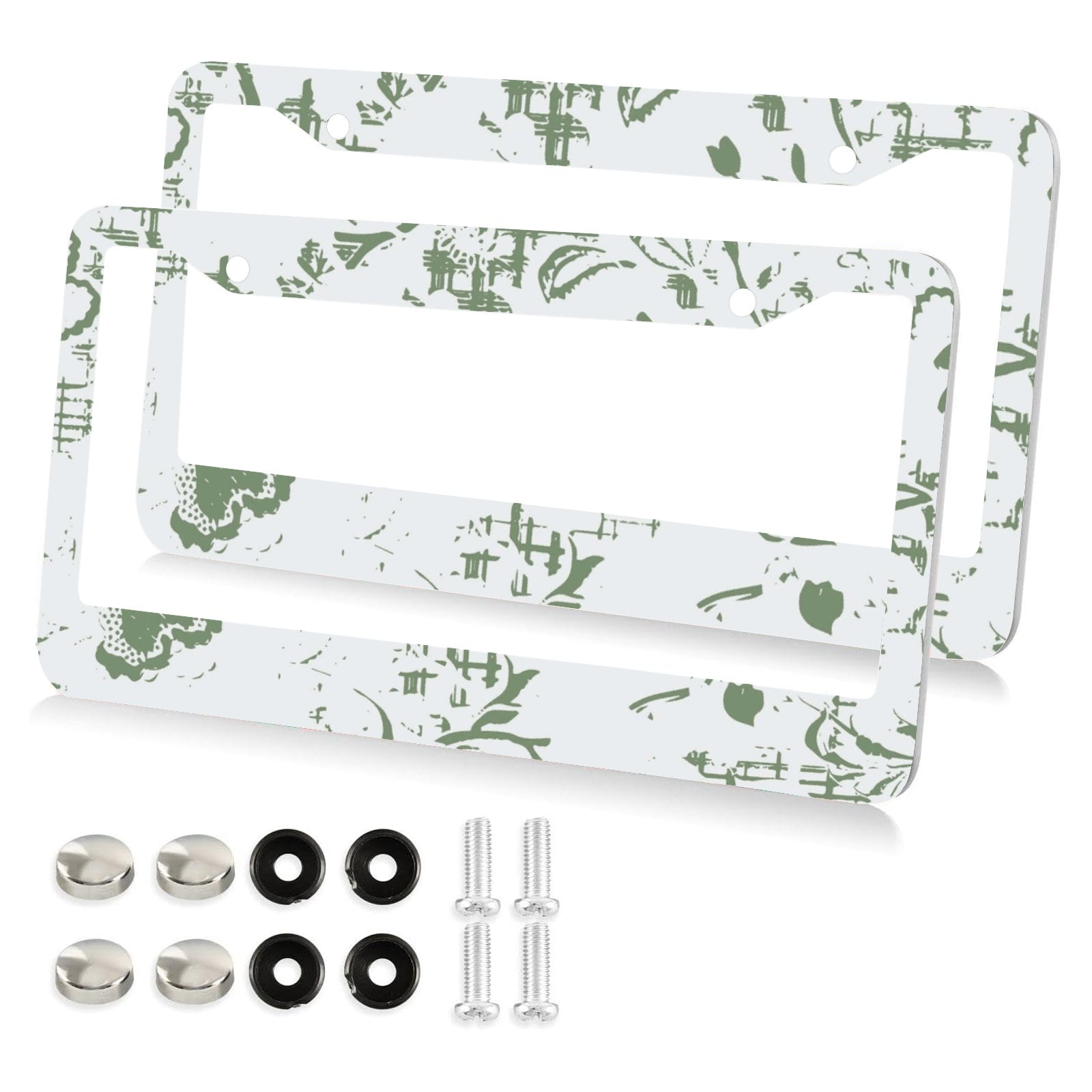 Anyway.go License Plate Frame, Decorative Aluminum Car Tag Frames, 2 ...