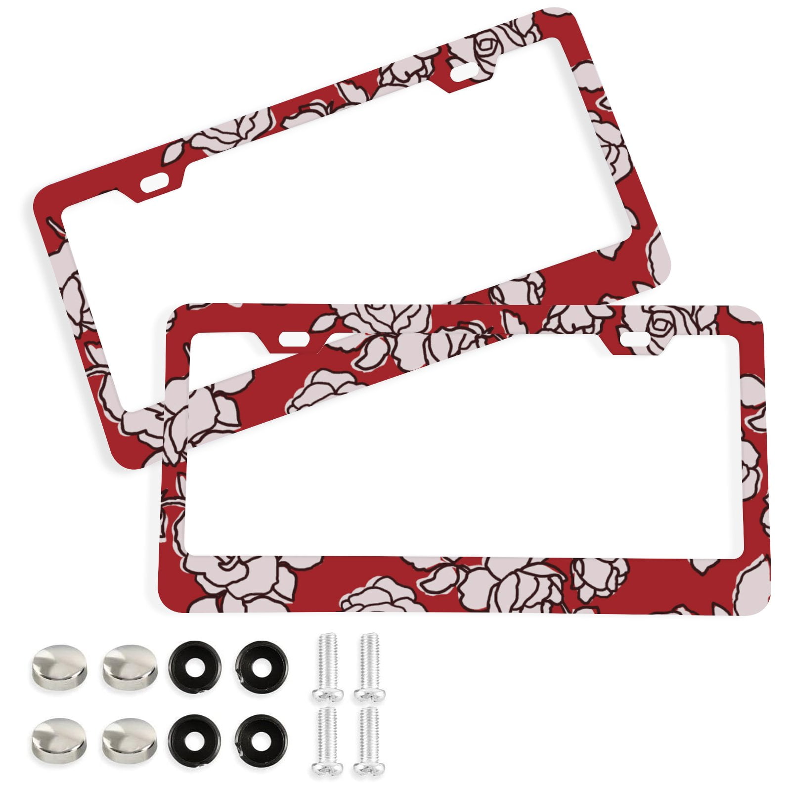 Anyway.go License Plate Frame, Decorative Aluminum Car Tag Frames, 2 ...