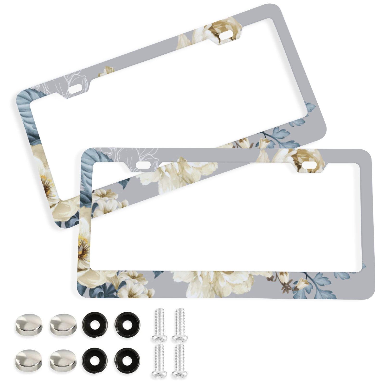 Anyway.go License Plate Frame, Decorative Aluminum Car Tag Frames, 2 ...